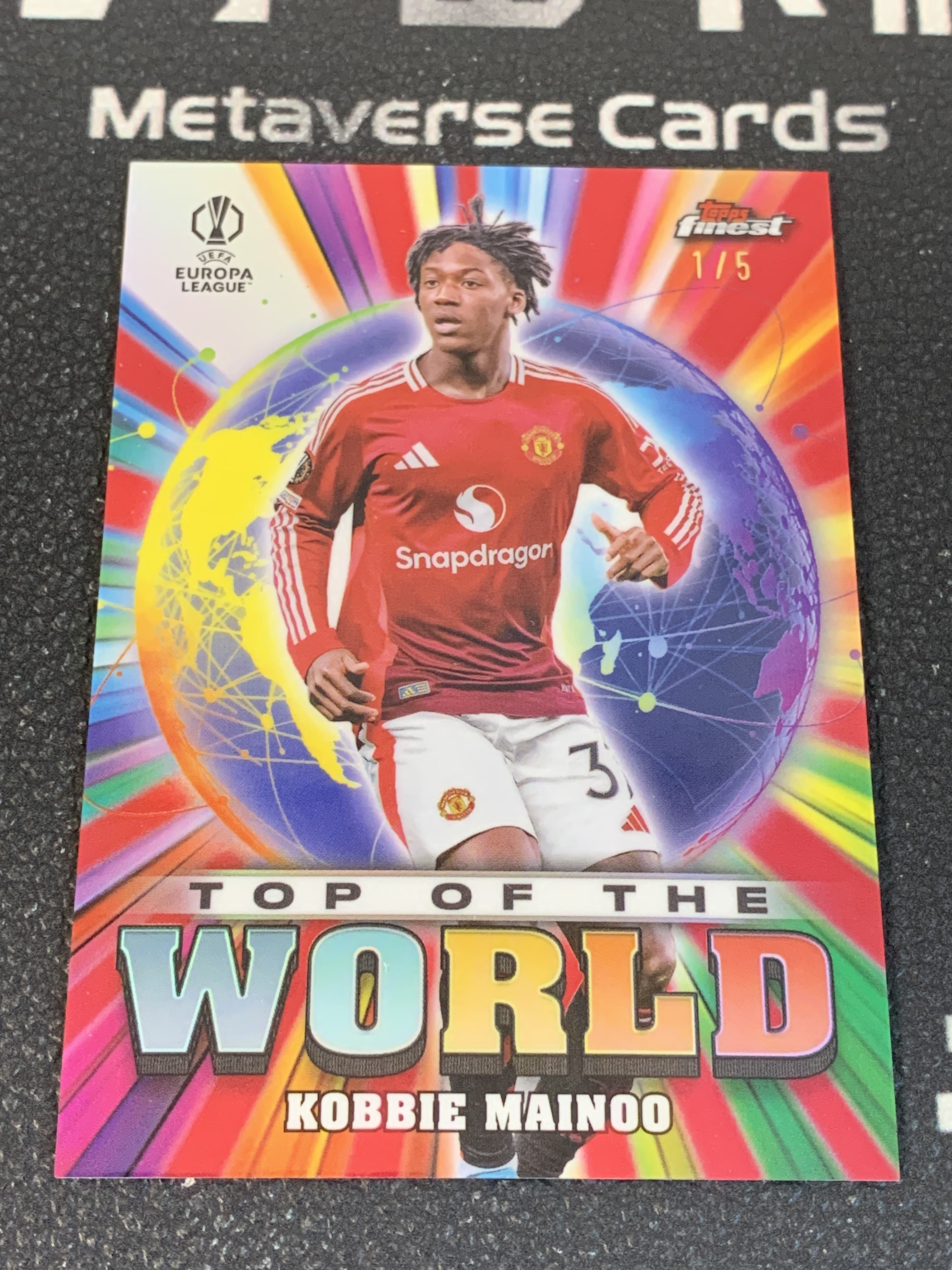 【元宇宙拍卖】大狗569：2024-25 Topps Finest Kobbie Mainoo 欧冠 曼联 科比 梅努 英格兰 Top of ...