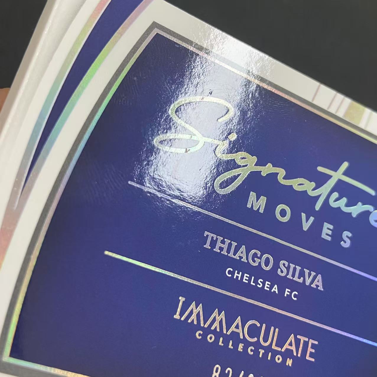 2022-23 Immaculate Thiago Silva 弟媳 蒂亚戈席尔瓦 Signature Moves 招牌动作 沙盒镜面签字小书 ...