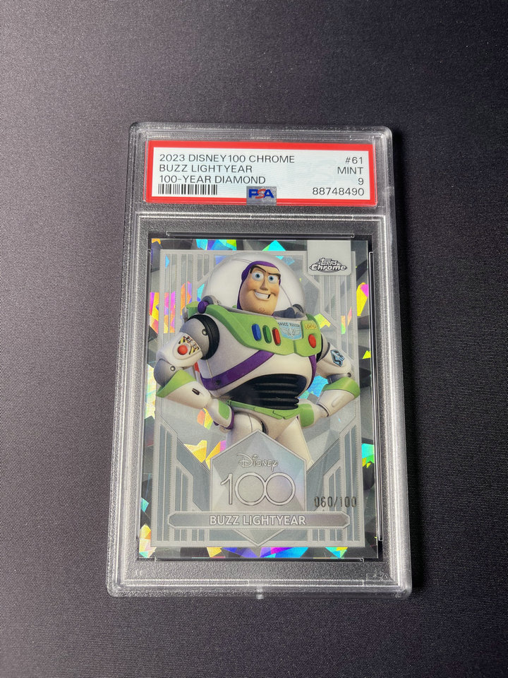 2023 Topps Disney Buzz Lightyear Topps Chrome 迪士尼100周年 巴斯光年 折射 碎冰折 060/ ...