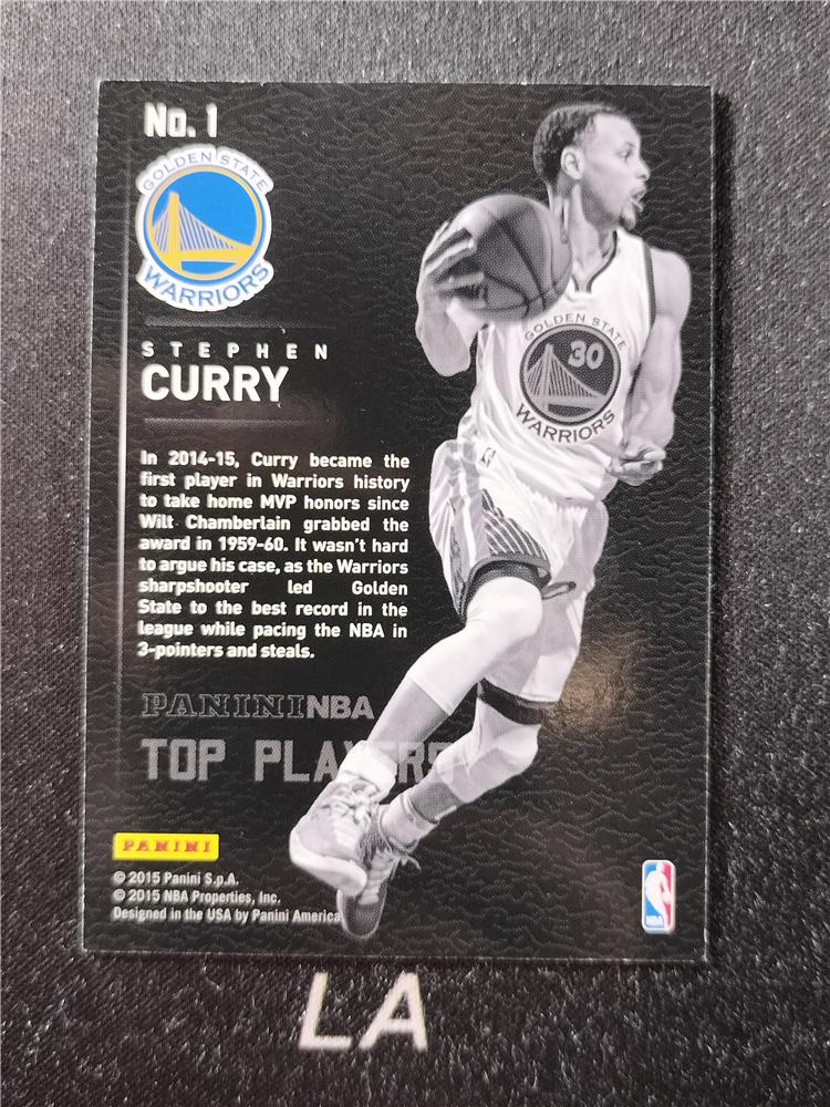 【LA拍卖】2015 Panini SPA Stephen Curry 中雅图 斯蒂芬 库里 勇士 历史三分王 75大超巨 Top ...