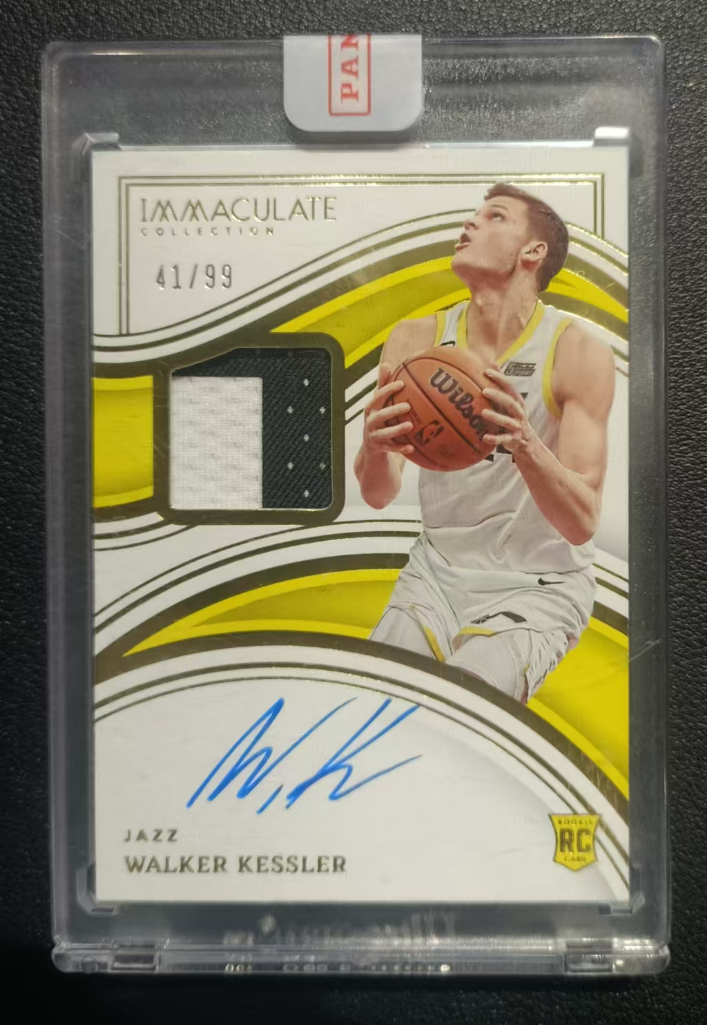 【lolww】2022-23 immaculate kessler IMM 爵士 新秀RC 凯斯勒 99编 RPA 球衣patch 签字 卡签 ...