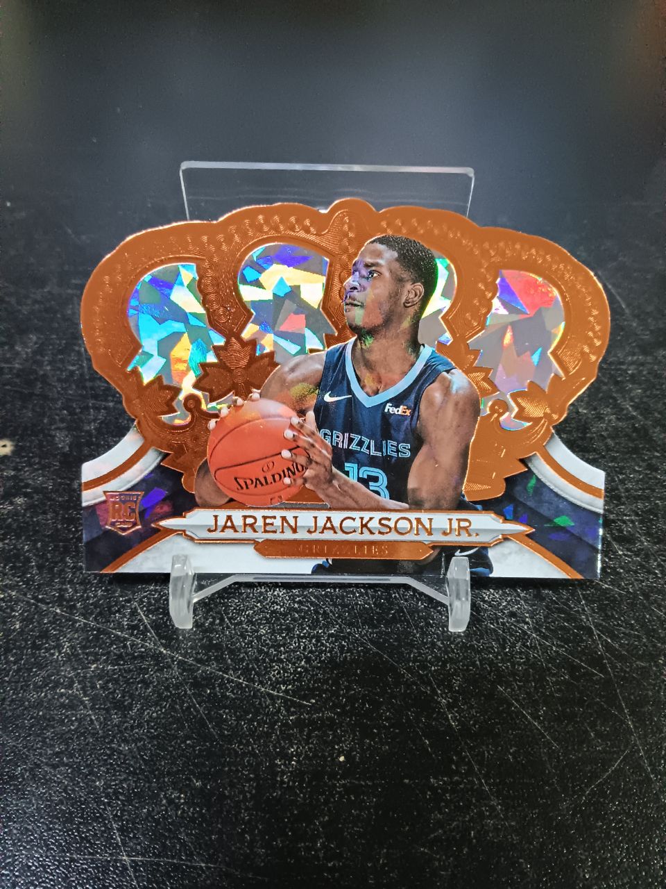 【浩行拍卖 截标预付82%】2018-19 panini Crown Royale aren Jackson Jr 皇冠 灰熊 小贾伦 杰克逊 ...