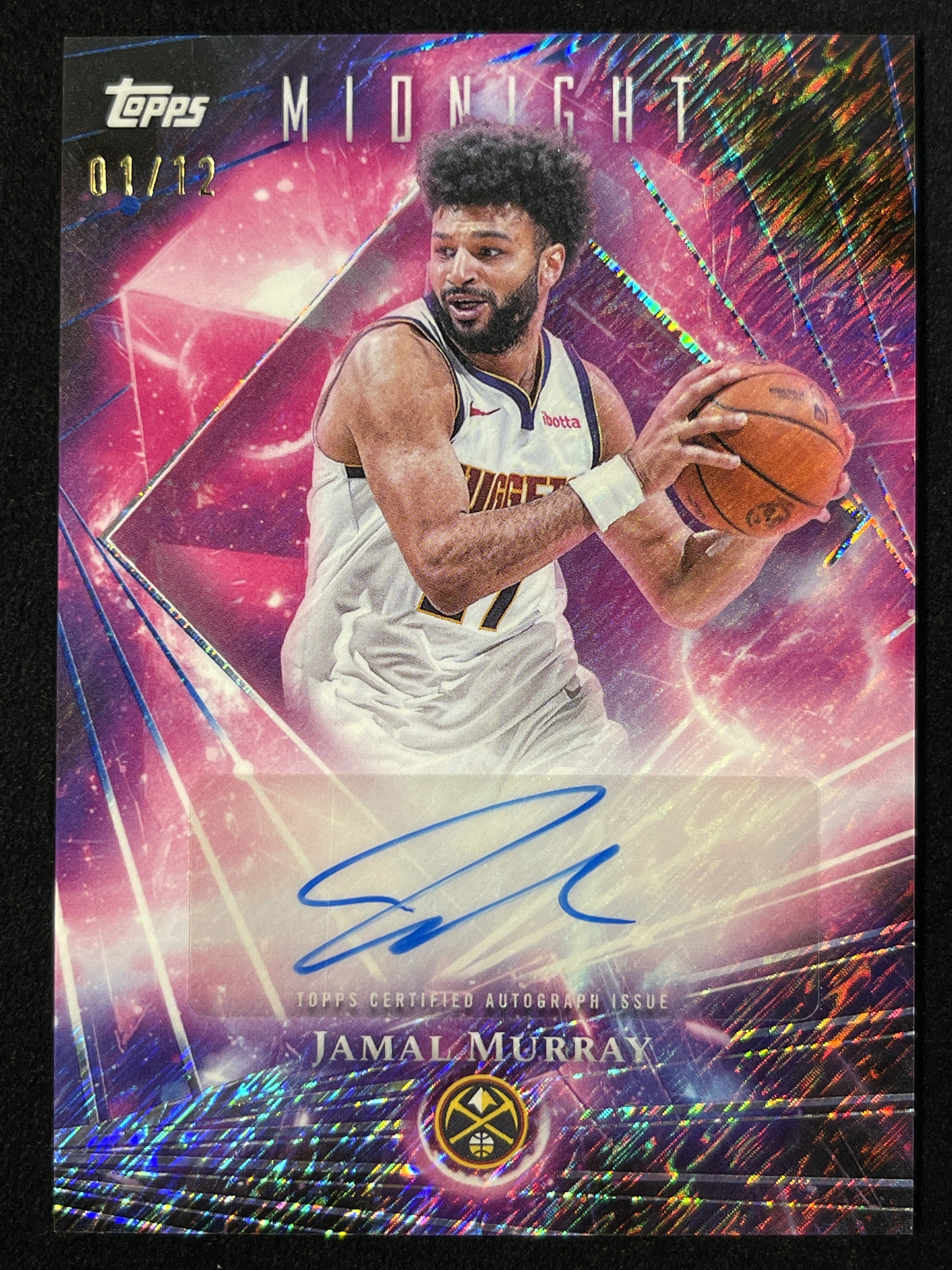 【Lucky幸运壹编壹代拍-TXJ】2025 Topps Midnight 午夜 掘金 贾马尔 穆雷 默里 Jamal Murray 1/12 ...