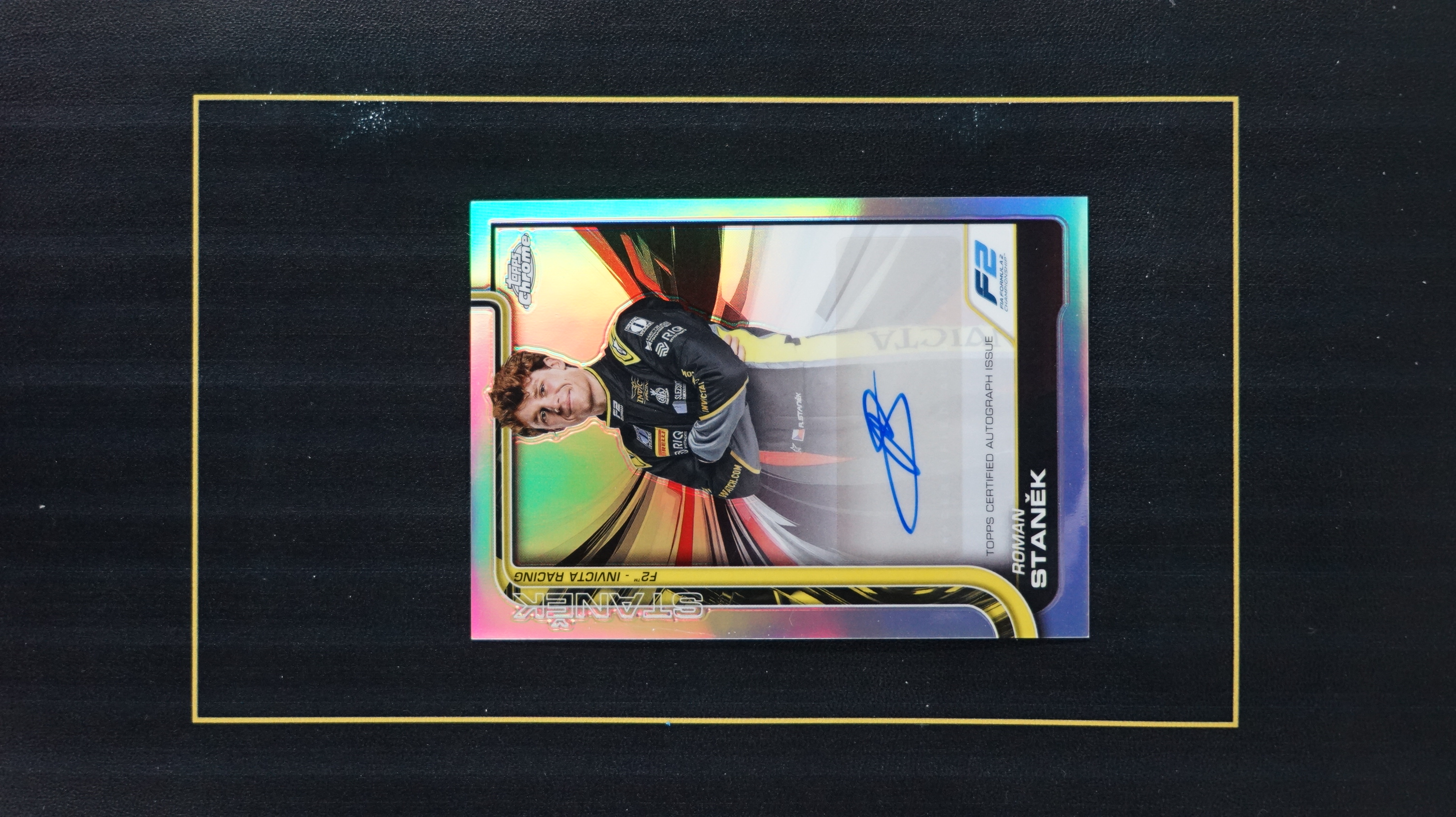 2025 Topps Chrome Roman Stanek Trident车队 罗曼 斯塔内克 银折 签字【D-加鸡腿】1【超新星代卖】Y 卡淘
