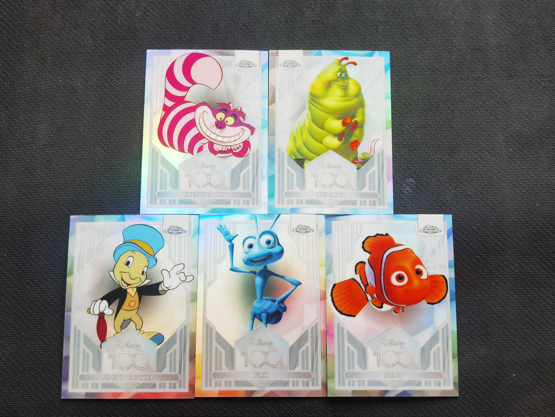 【MOKA魔卡球星卡】2023 Topps Chrome Disney 迪士尼 100周年 尼莫 弗利克 海姆利克 柴郡猫 蟋蟀吉明尼 银折 ...