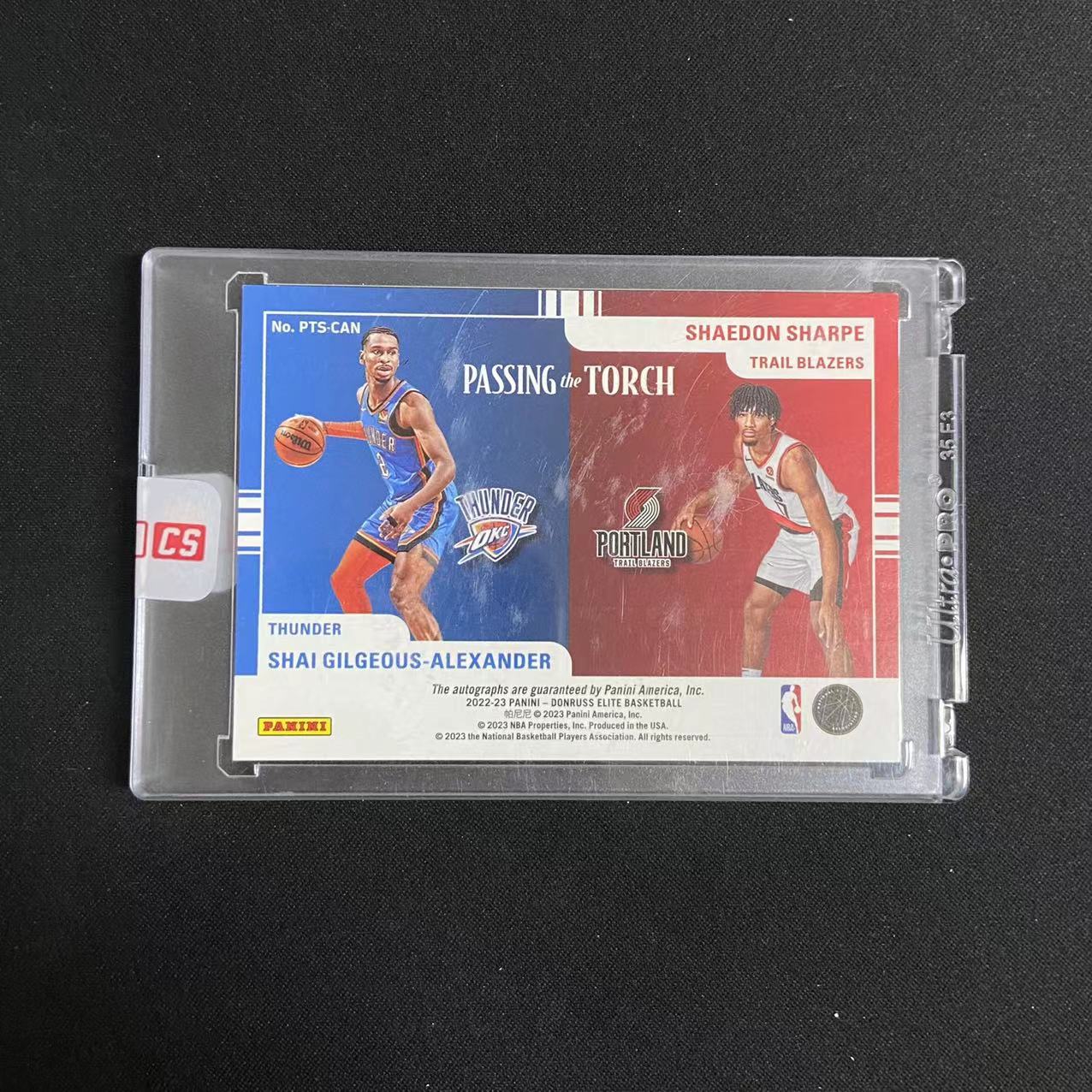 【US10-X258】2022-23 SGA Shai 谢伊亚历山大 新秀 谢登夏普 Sharpe 杜蕾斯 Elite 精英 薪火相传 双人 ...