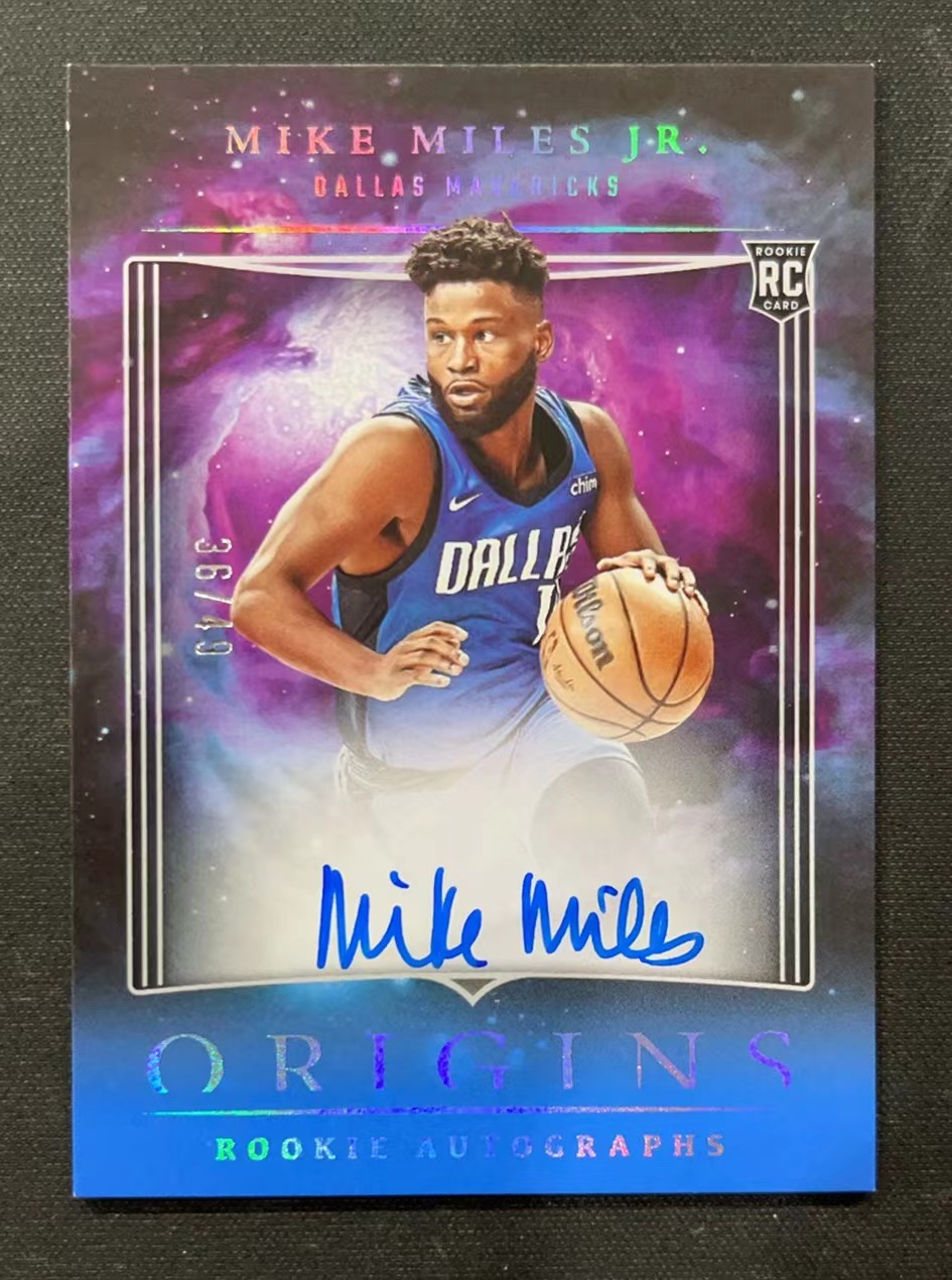 【长安代卖】2023-24 Panini Origins Mike Miles Jr. 起源 独行侠 新秀RC 小迈克迈尔斯 新秀签字 卡签 ...