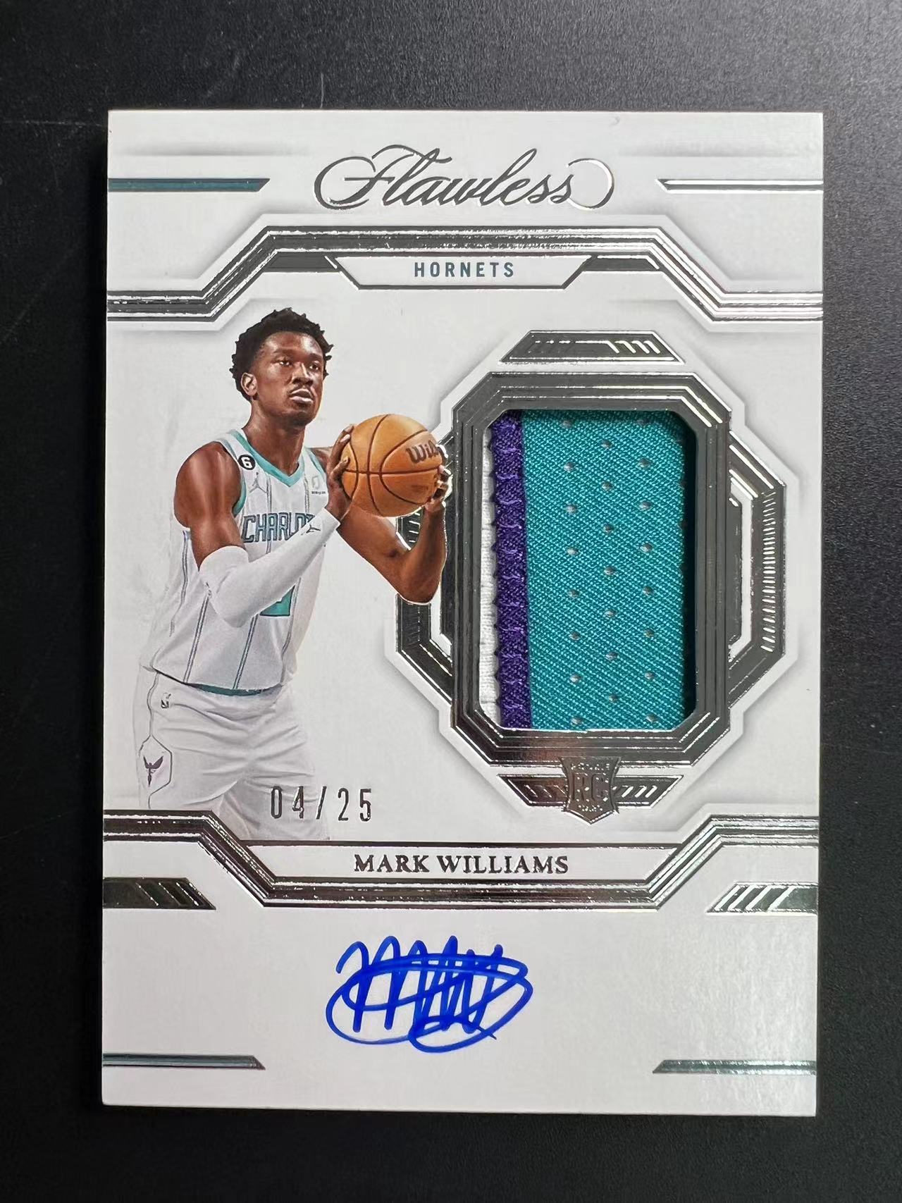 2022-23 Panini Flawless Mark Williams RC 【肥猫代卖】嘴唇 手提 黄蜂 马克威廉姆斯 新秀 签字 25 ...