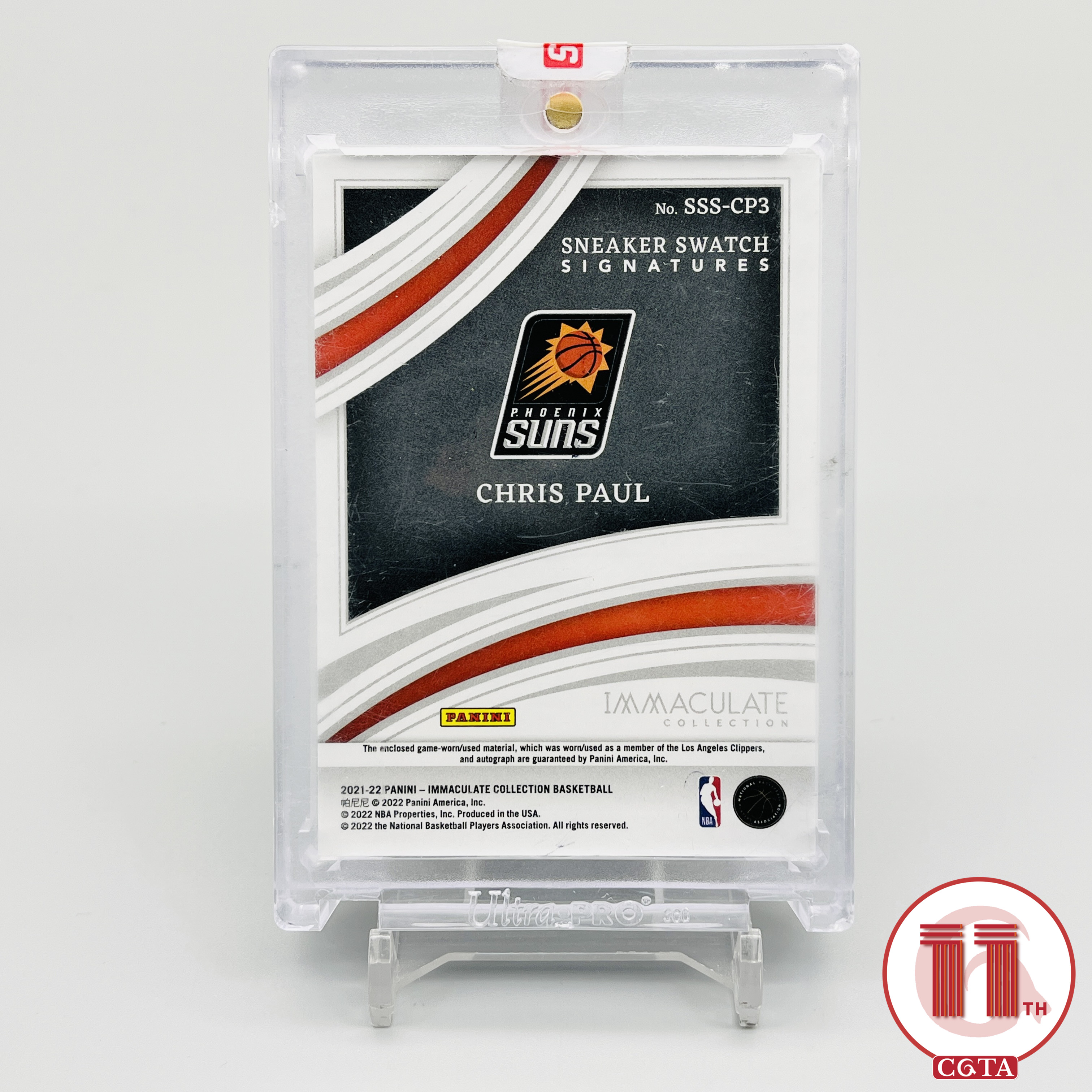 【GTA越秀山5编专区】2021-22 Panini Immaculate 太阳 控卫之神 克里斯保罗 5/5编 尾编 红折 落场版 ...