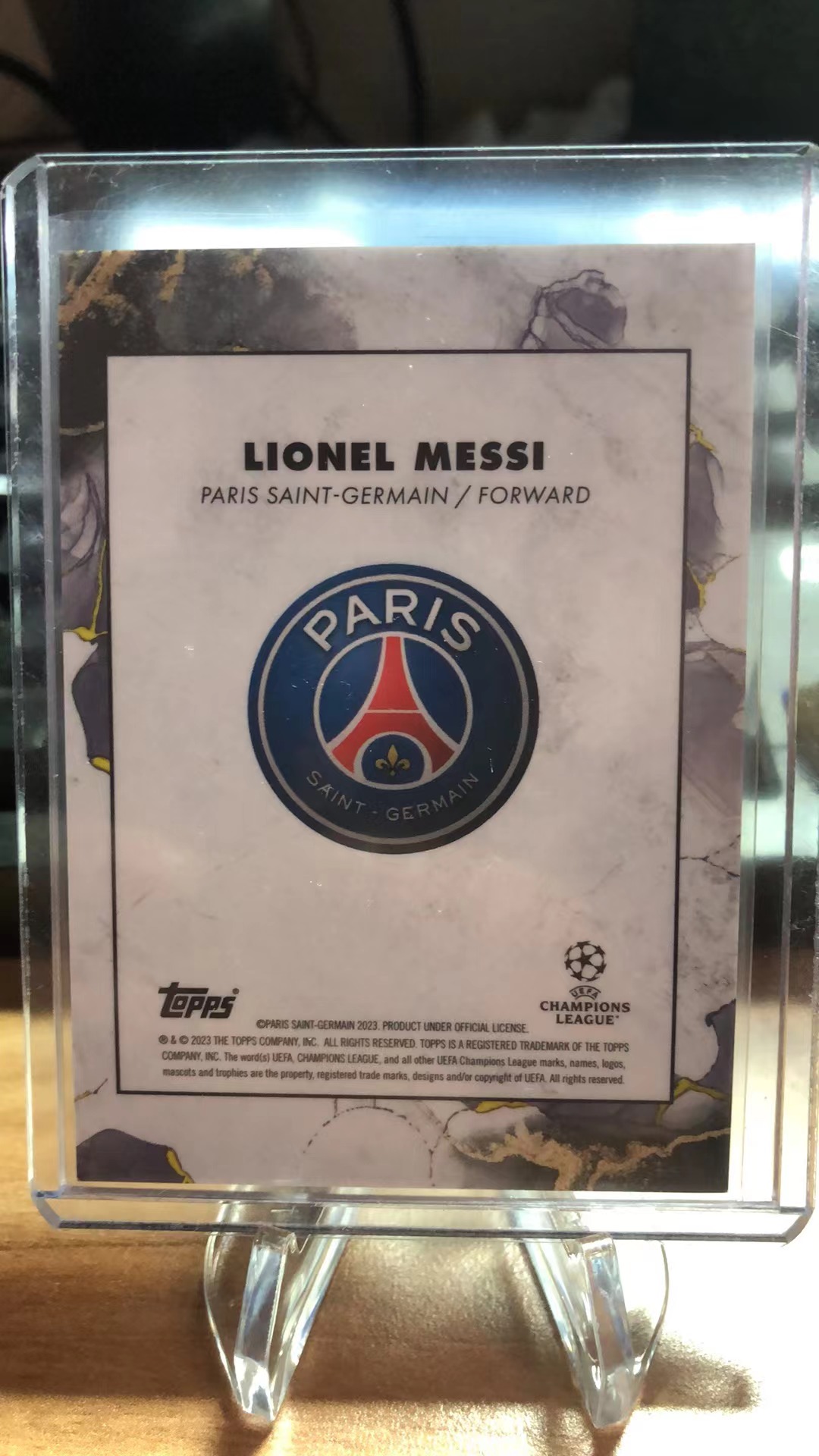 2023 Topps UEFA Champions League Lionel Messi INCEPTION 里奥 梅西 梅球王 C罗对手 ...