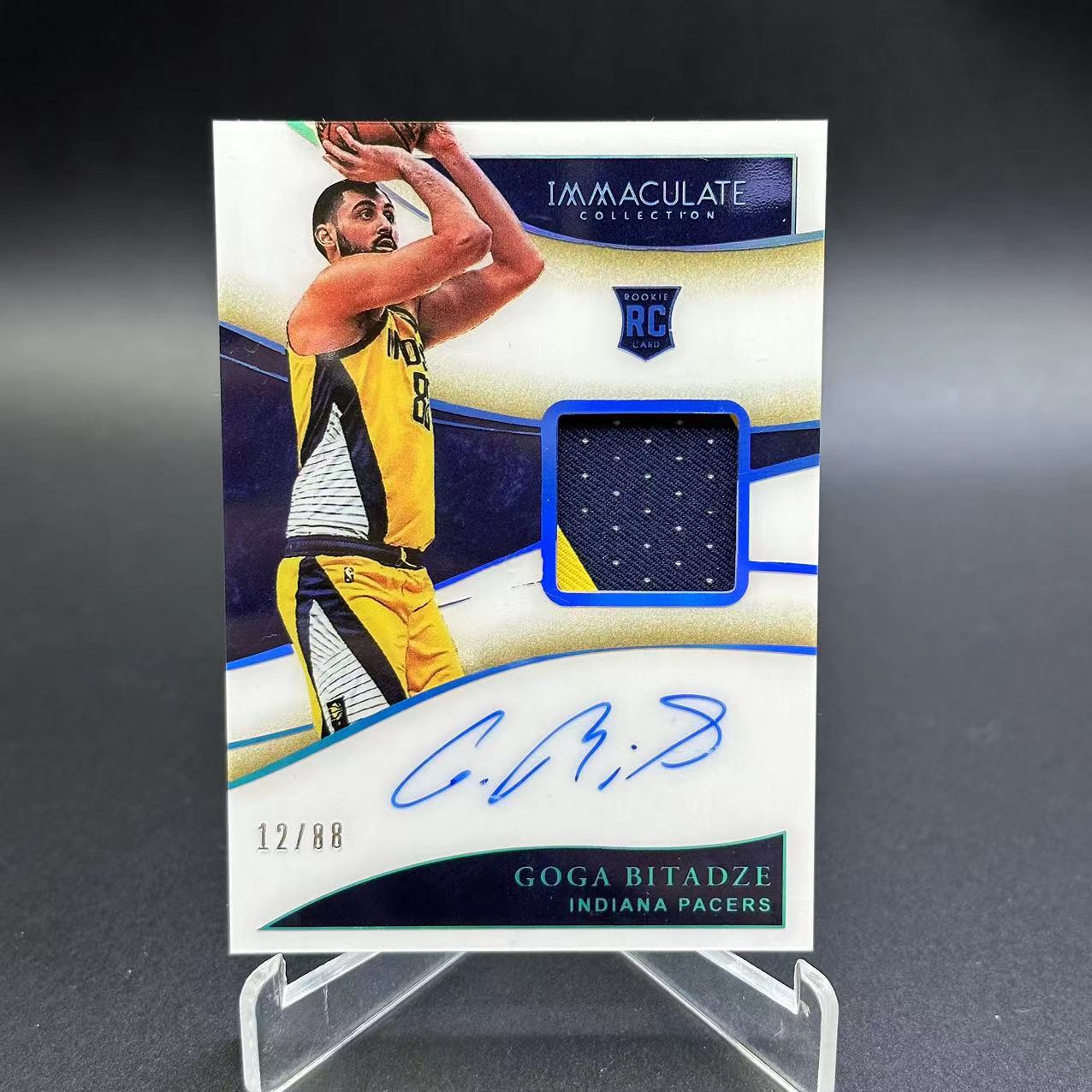 2019-20 Panini Immaculate Goga Bitadze RC 【熠吉卡社】J1 步行者 戈加 比塔泽 爱咪咪 新秀 物料 ...