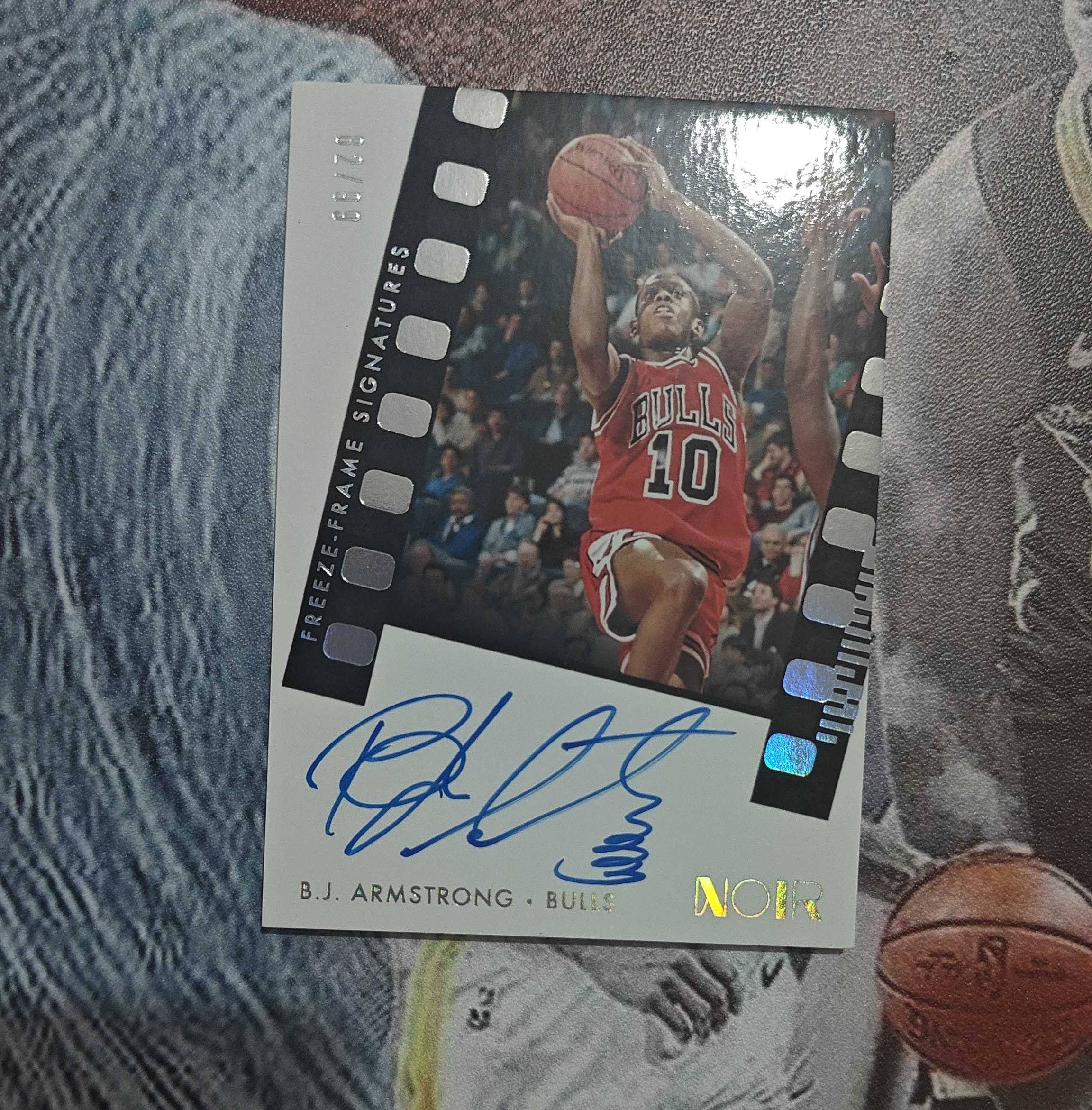 2021-22 Panini Noir B.J. Armstrong 21-22 noir BJ 阿姆斯特朗 卡签 82/99编 卡淘