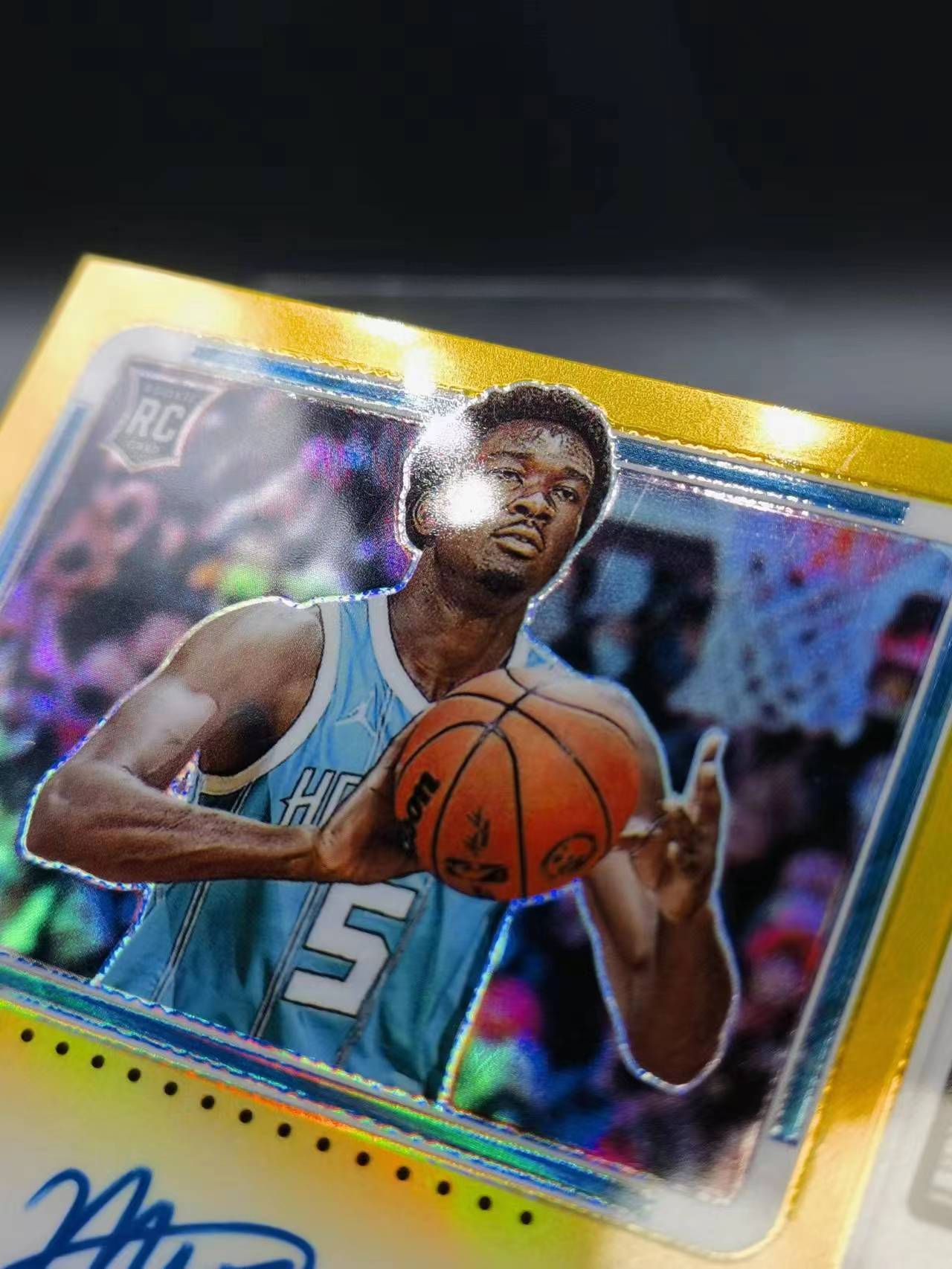 2022-23 Panini Contenders Mark Williams 【无疫烦拍卖】球票 黄蜂 马克威廉姆斯 新秀RC 签字卡签 金 ...