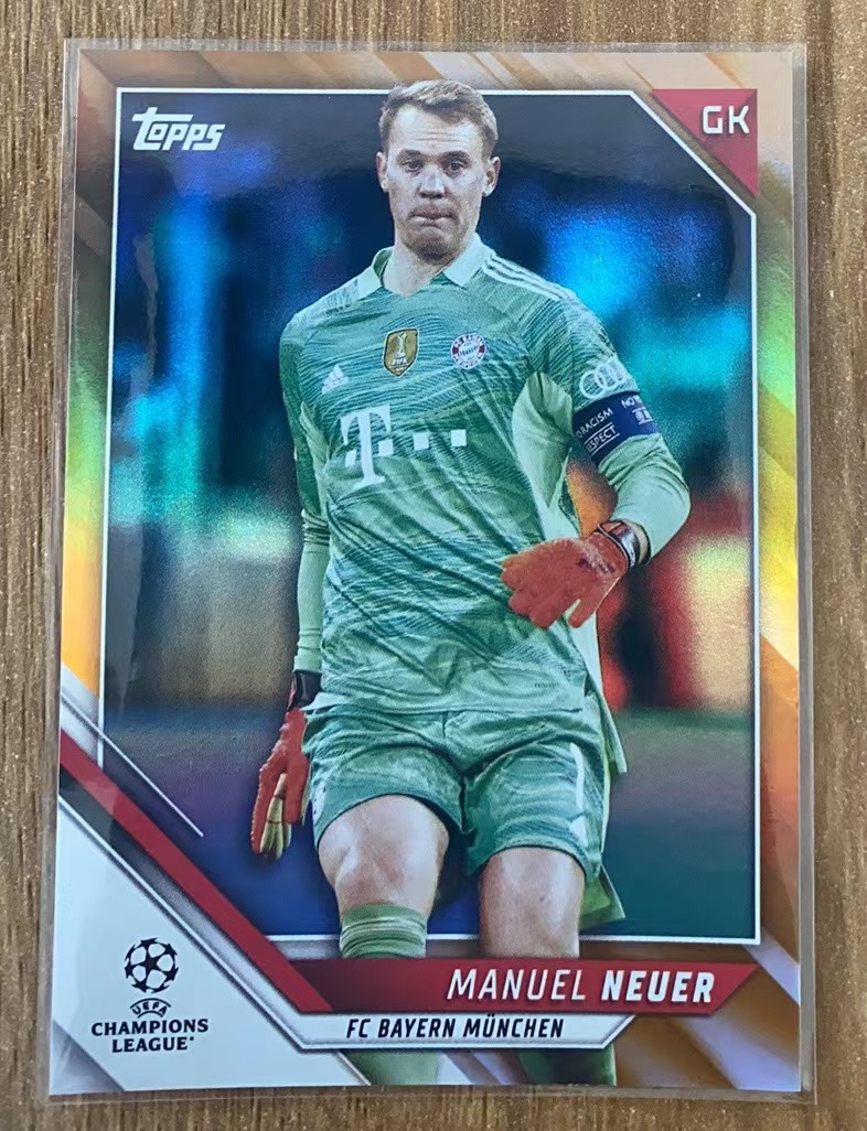 2022 Topps Chrome Manuel Neuer 【凯文代卖】欧冠 德甲 诺伊尔 门神 拜仁慕尼黑 拜仁 25编金折 凑套 收藏 ...