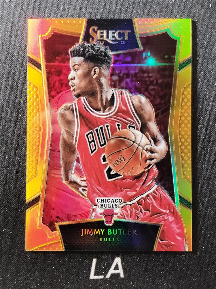 【LA拍卖】15-16 Panini Select Jimmy Butler 吉米 巴特勒 热火队 公牛队 顶级防守悍将 全能前锋 1级 橙折 ...