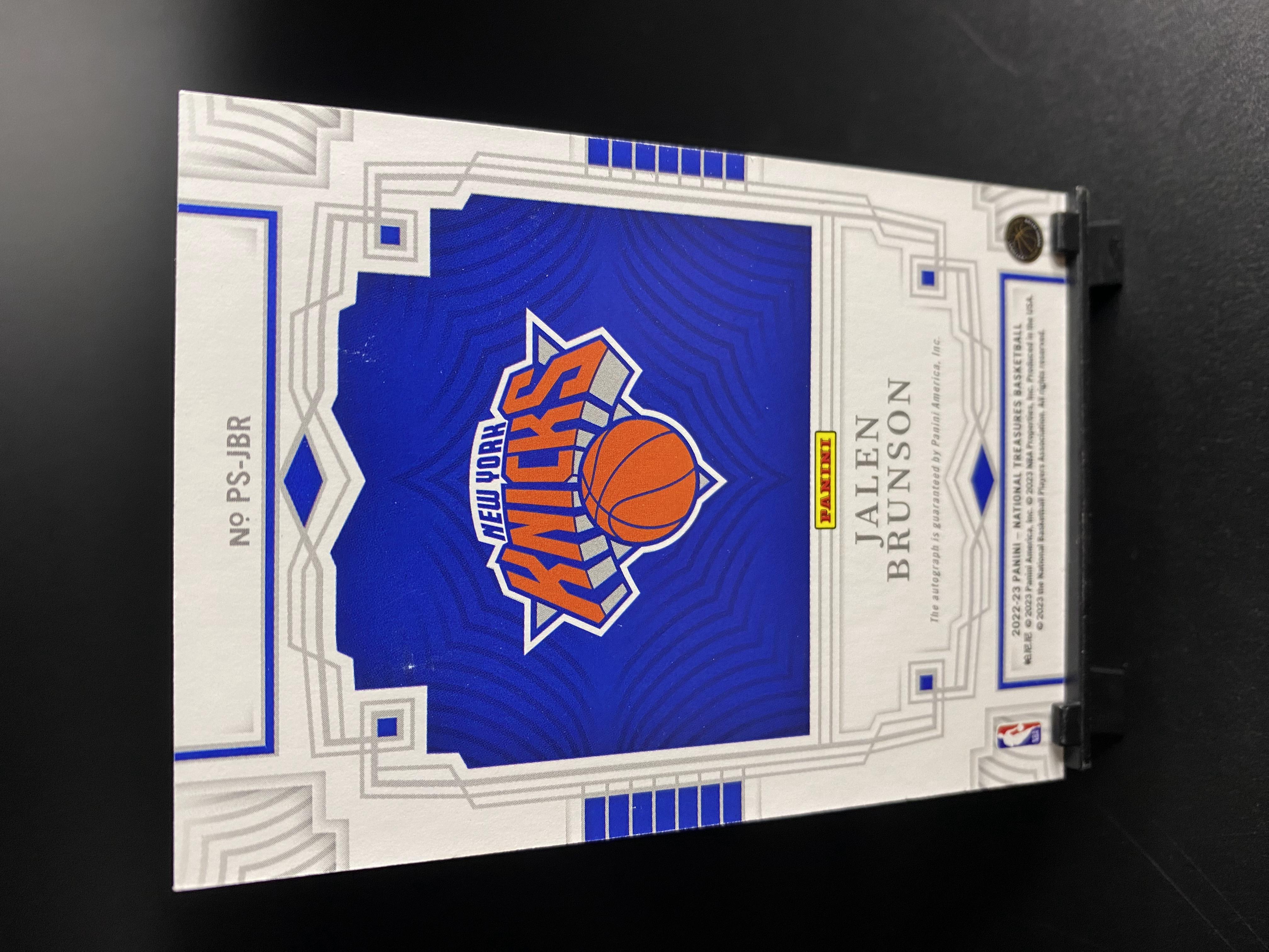 2022 23 Panini National Treasures Jalen Brunson 【太白代卖】未知生物 国宝 尼克斯 贾伦布劳森