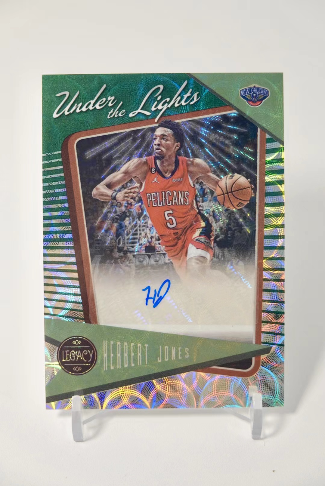 2022-23 Panini Chronicles Herbert Jones 【板蓝根 是你吗8】赫伯特 琼斯 签字 圈圈折射 亚版 亚洲 ...