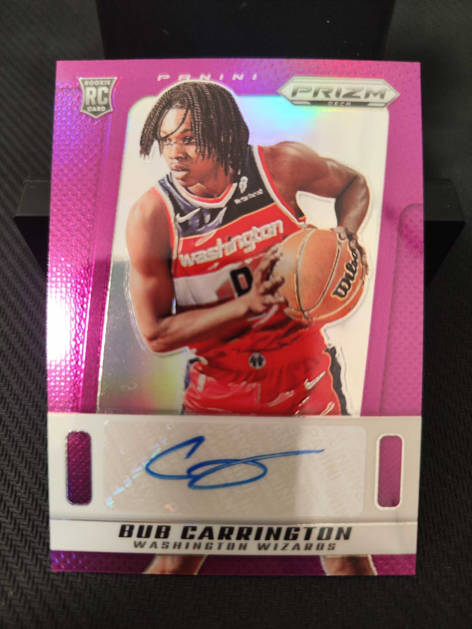 2024-25 Panini Prizm Bob Carrington RC （北年代拍）卡灵顿 deca 75编 紫折 签字 卡品如图所示 ...