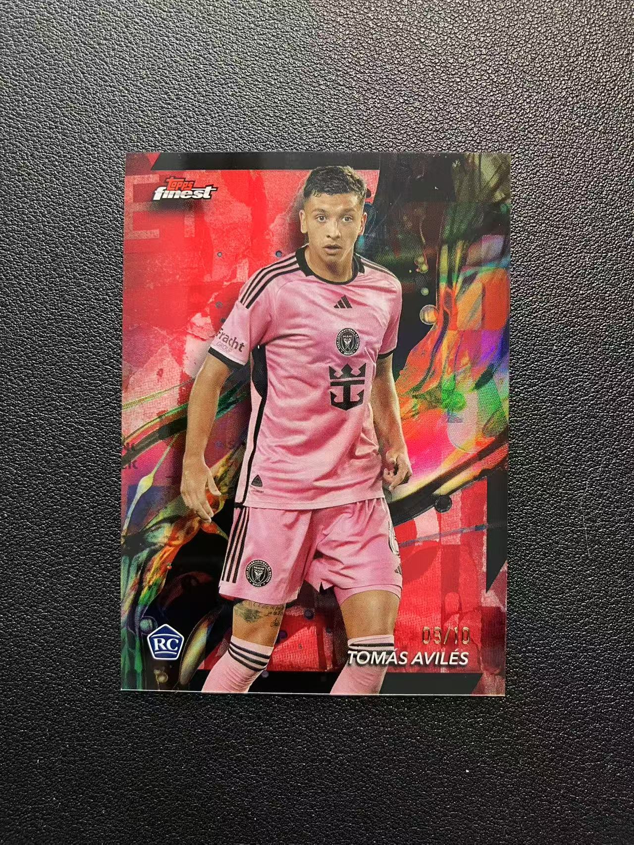 2025 Topps MLS Finest Tomas Aviles RC 美职联Finest 托马斯-阿维莱斯 5/10编 红折 普通平行 ...