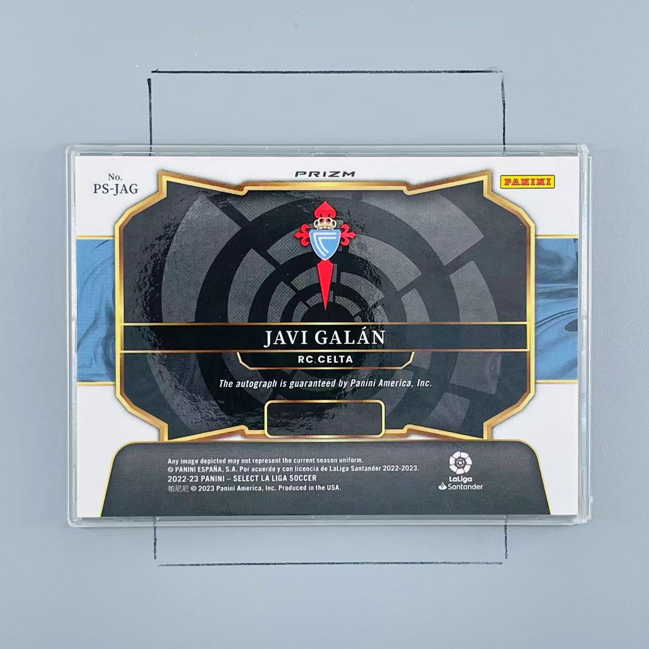 2022-23 Panini Select javi galan select系列 pitchside 特卡 银折 哈维 加兰 贴签 签字 拍 ...