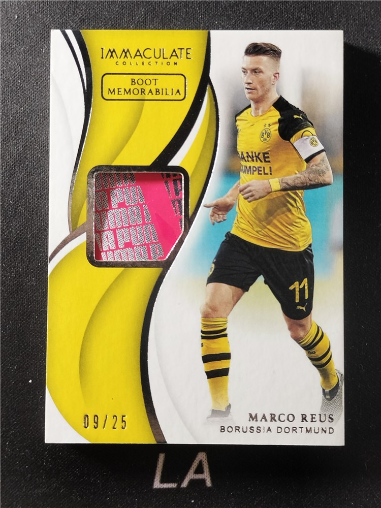 【LA拍卖】18-19 Panini Immaculate Marco Reus 足球IMM 马尔科 罗伊斯 德国 多特蒙德 落场 GU球鞋 ...