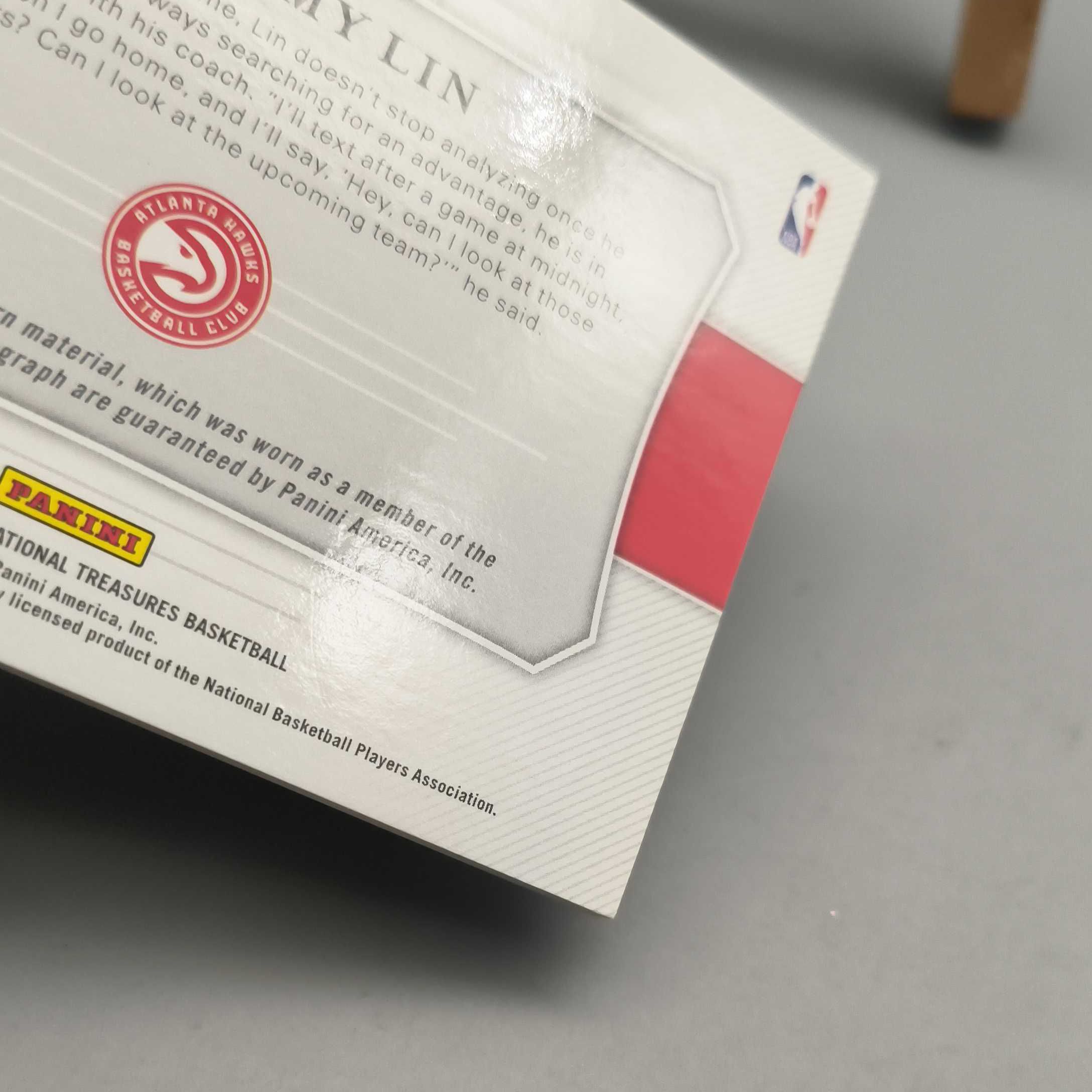 2018 19 Panini National Treasures Jeremy Lin 【舒克卡社】国宝 林书豪 老鹰 99编 卡签签字