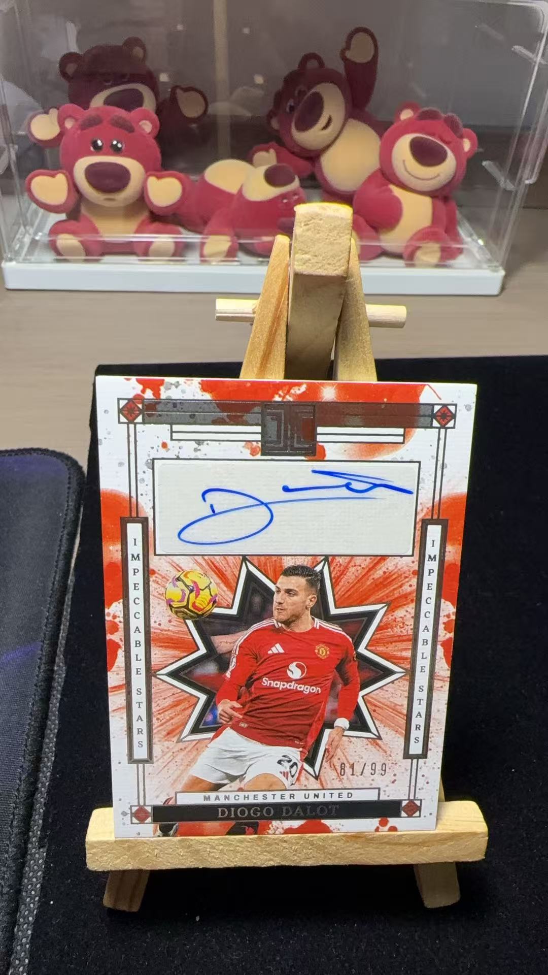 2024-25 Panini Impeccable Diogo Dalot 英超小真金 葡萄牙 曼联 达洛特 81/99编 完美签字签名 星星 ...