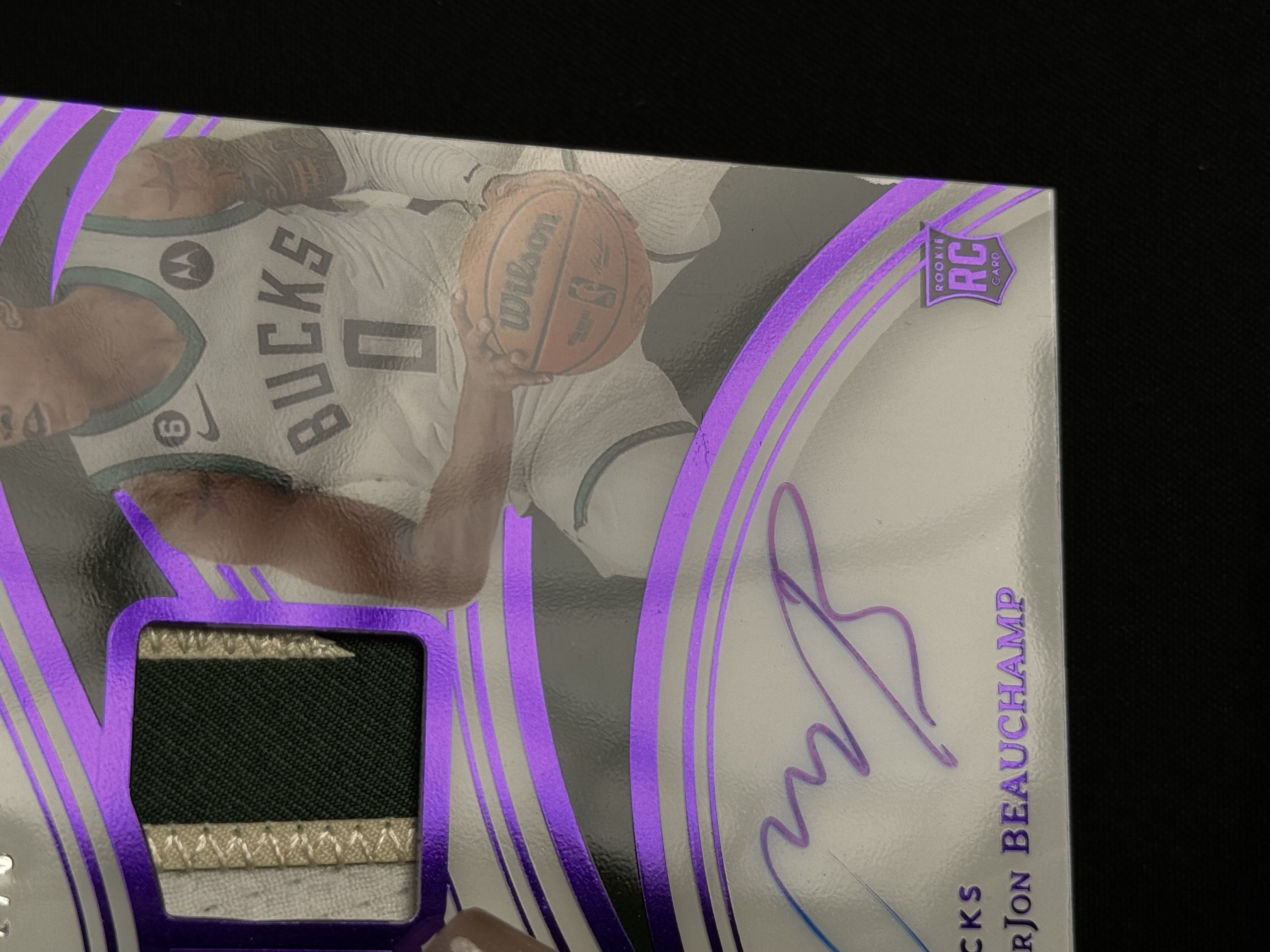 2022-23 爱咪咪 Immaculate MarJon Beauchamp 雄鹿 马乔恩 比彻姆 新秀RC 2/8编 超低编 RPA 球衣 ...