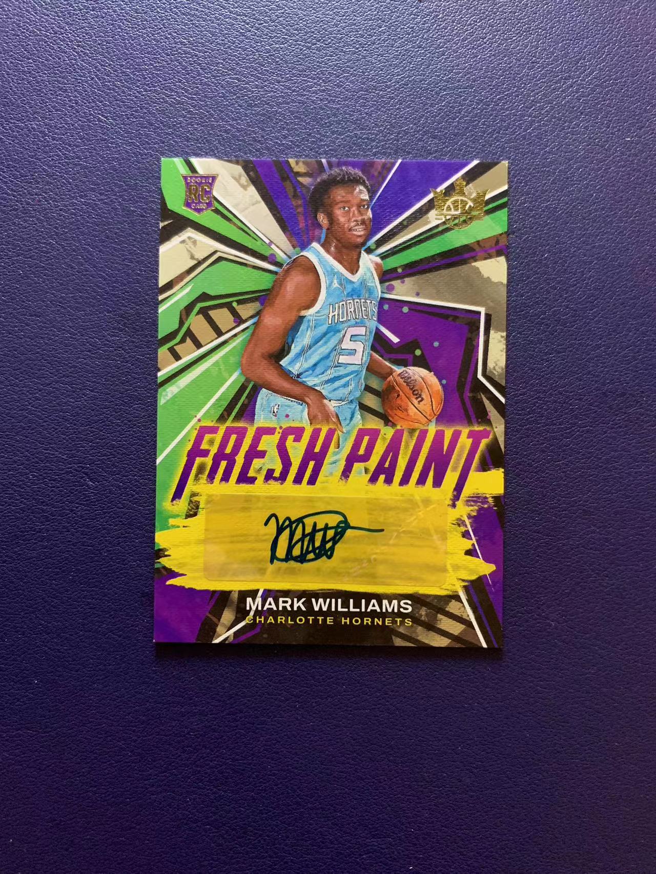 2022-23 Panini Court Kings Mark Williams RC 【大树代卖 】油画 黄蜂 马克威廉姆斯 签字 贴签 ...
