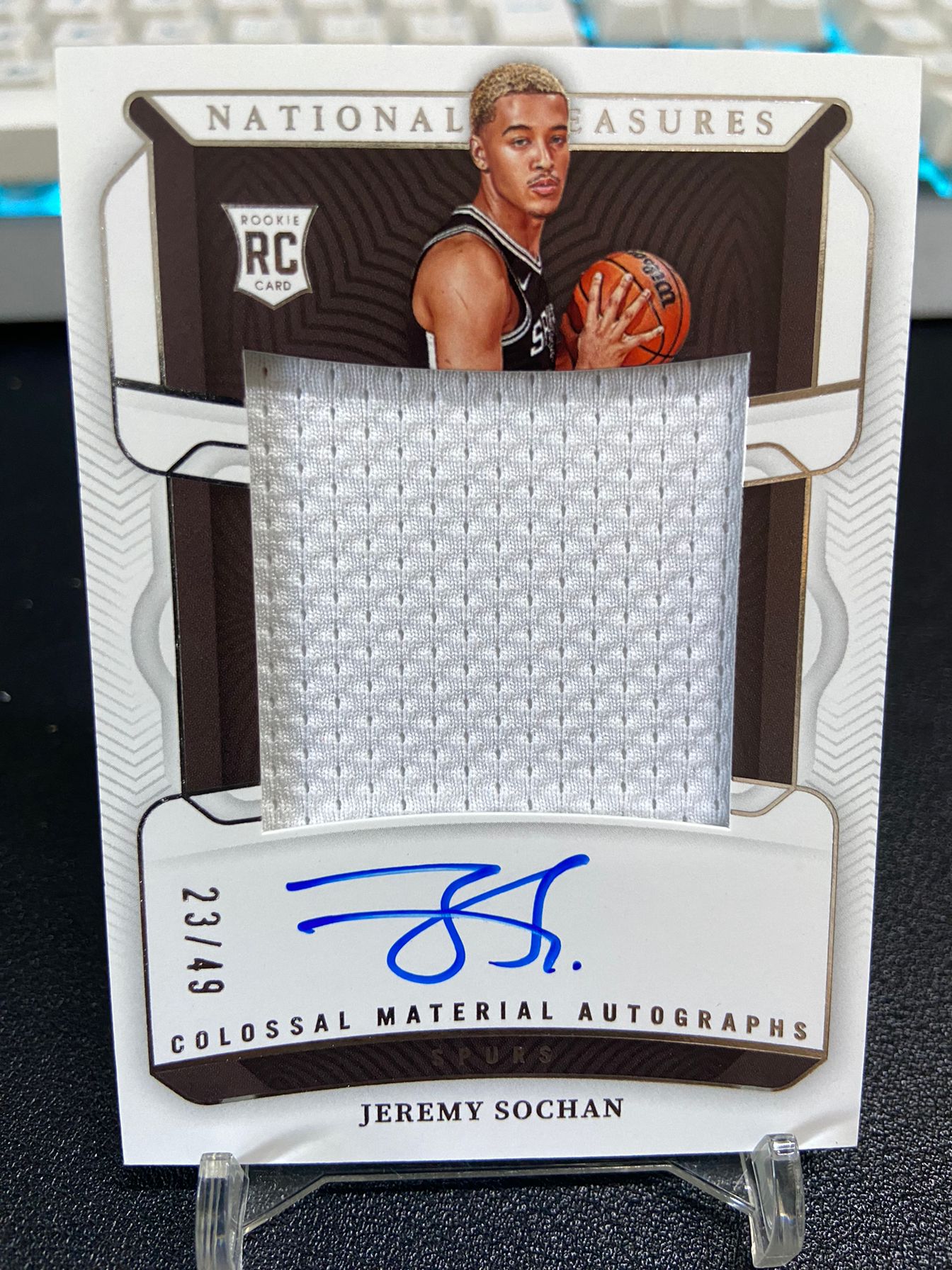 【浩行拍卖 截标预付82%】2022-23 panini national treasures Jeremy Sochan 国宝 马刺 索汉 ...