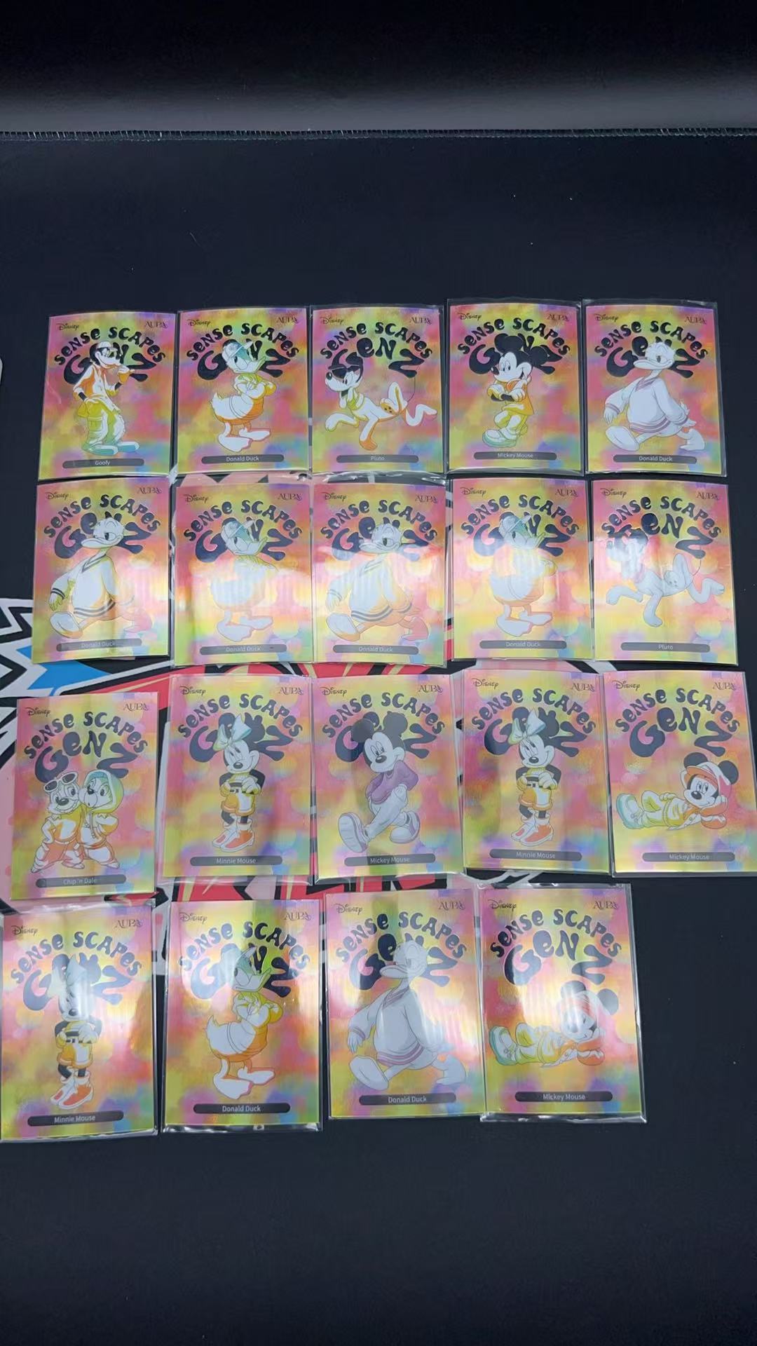 【玩具坑】2025 Kakawow Disney 卡卡沃 迪士尼 Aura Gen Z Sense Scapes 折射特卡 19张打包 卡淘