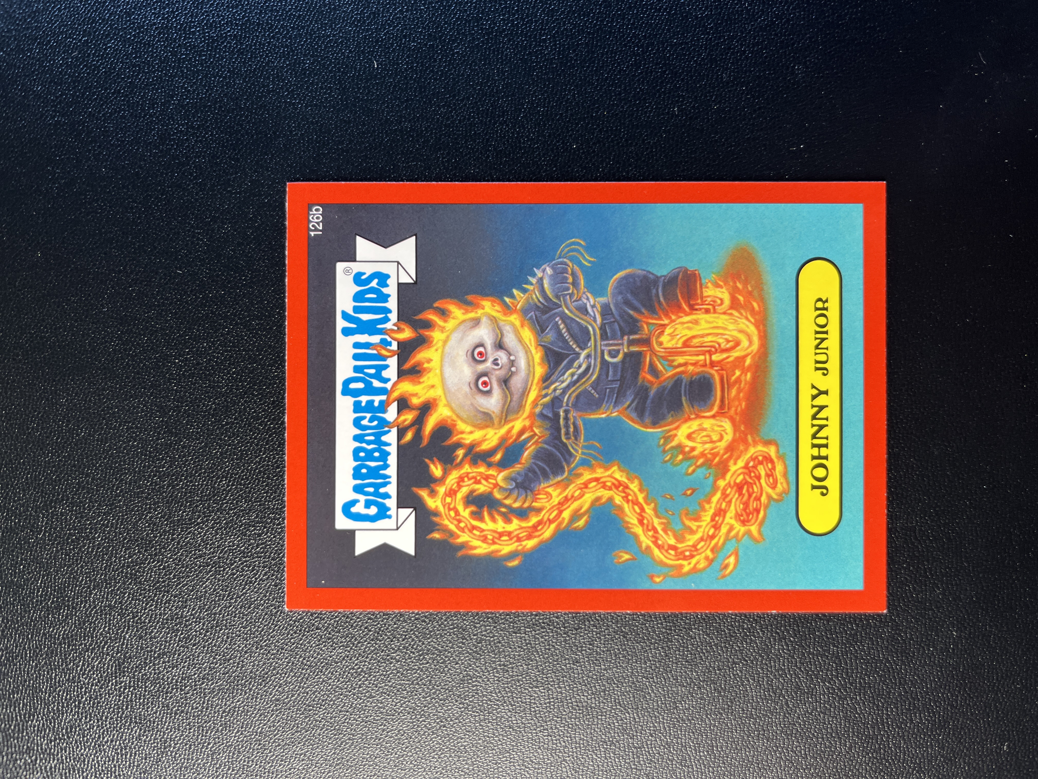 2014 Topps Garbage Pail Kids Johnny Junior 【禄卡拍卖】垃圾桶小子 GPK 漫威反英雄 恶灵骑士 红 ...