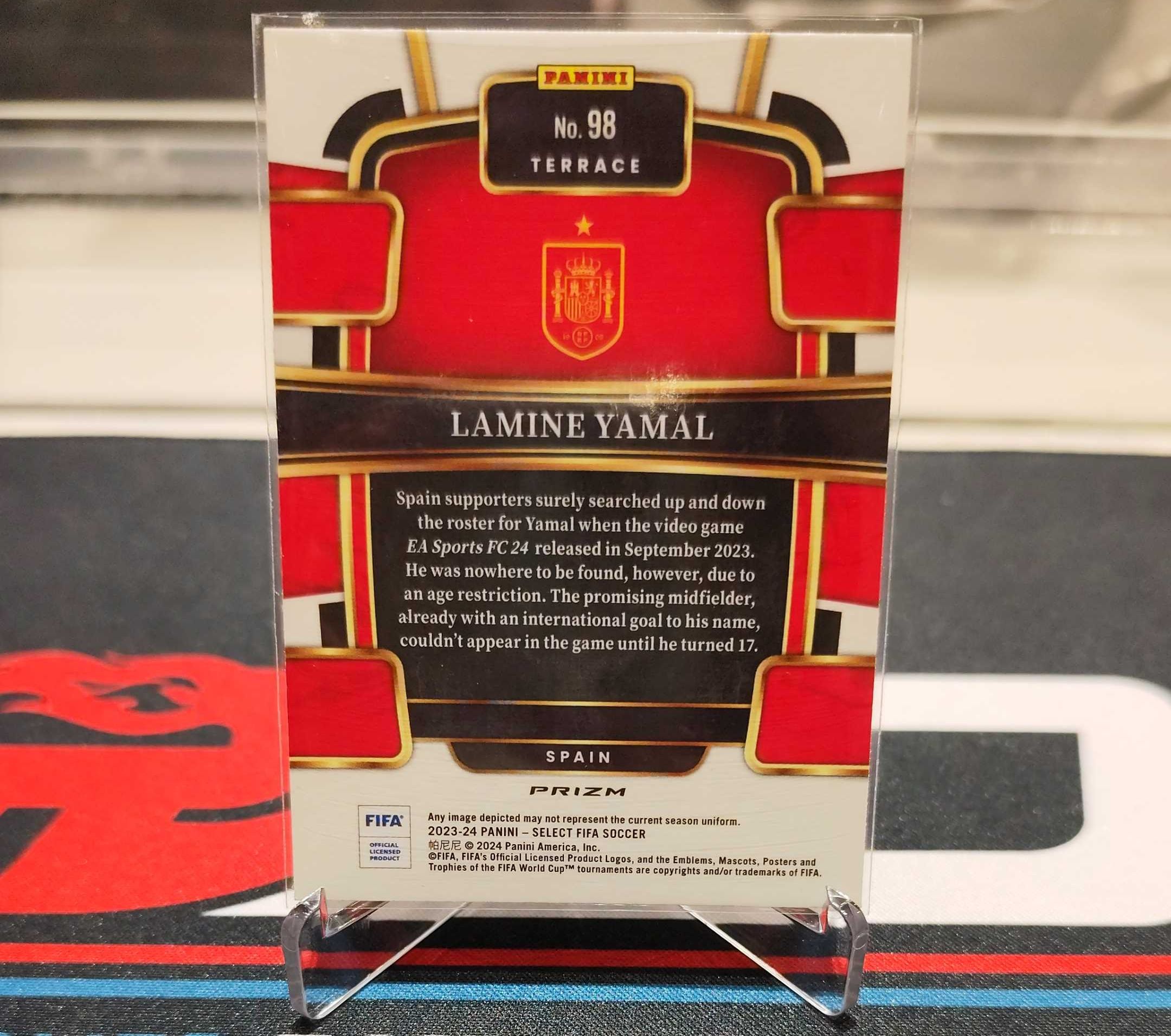 GSW-B82 2023-24 Panini fifa select Lamine Yamal RC 拉明亚马尔 超级小妖 巴萨核心 西班牙 超级新星 银折【晚餐吃个驴】【RED代拍】 卡淘