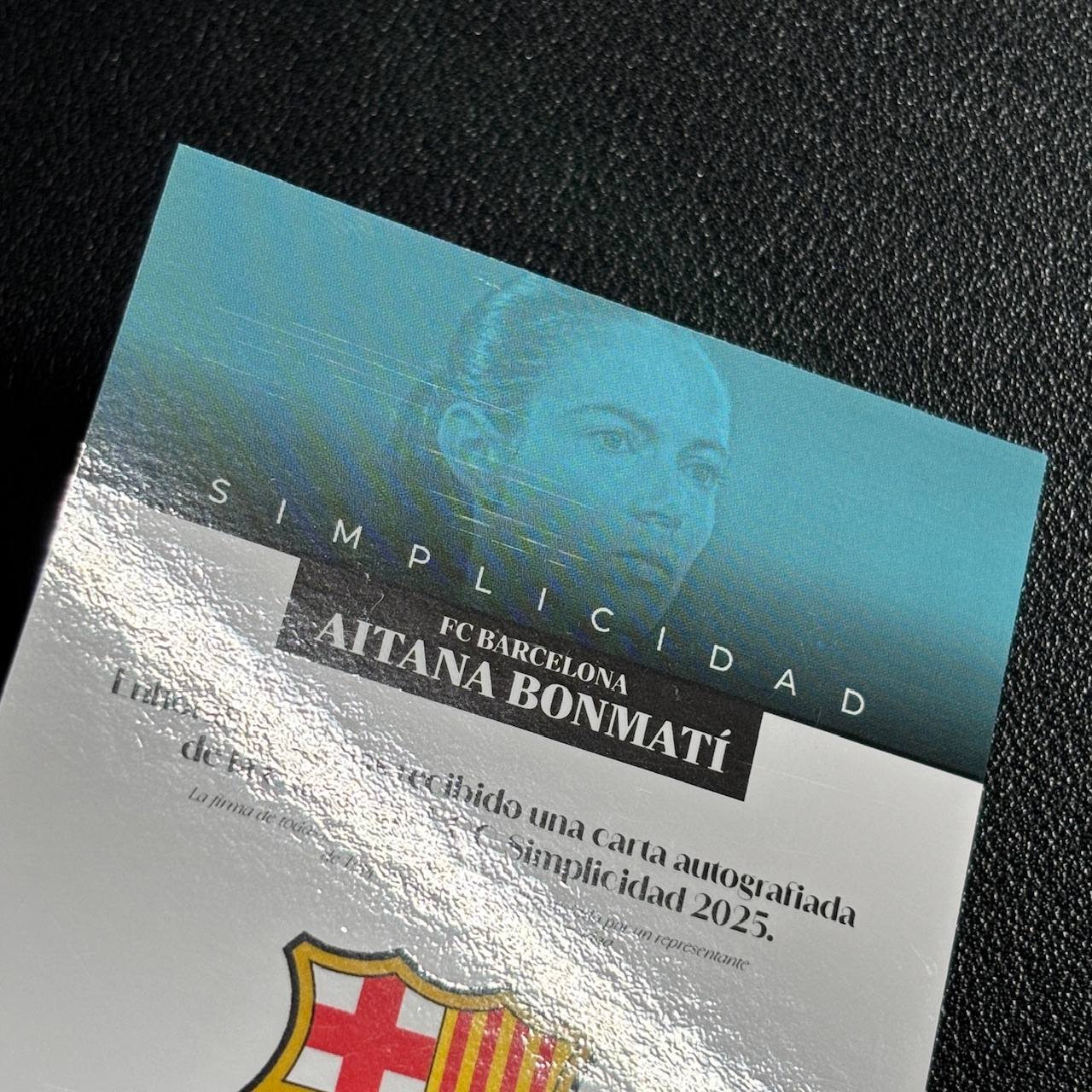 【FCB拍卖】2024-25 TOPPS SIMPLICIDAD BONMATI 邦马蒂 签字 49编 23/49 西班牙 巴萨 女足金球奖 ...