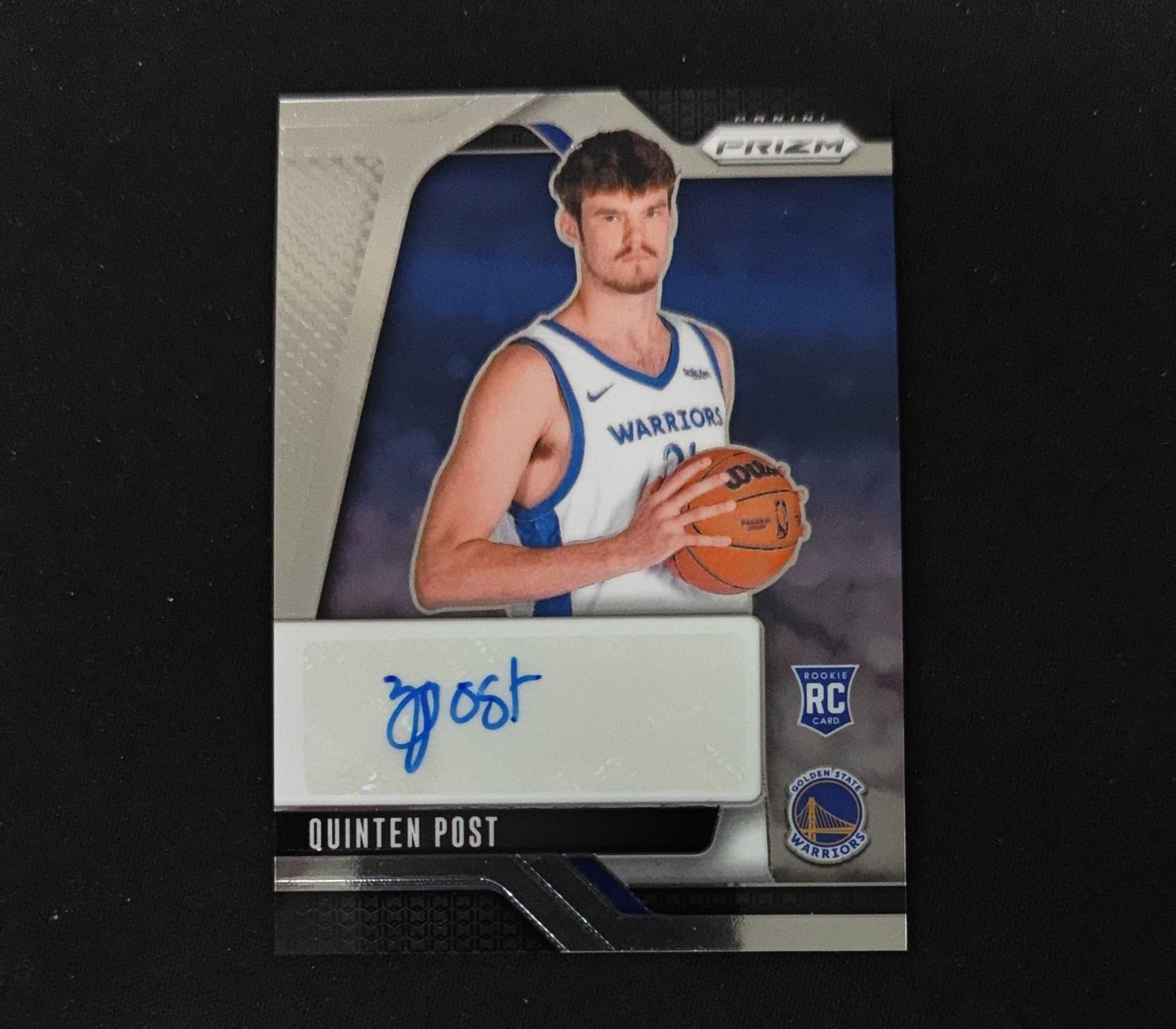 2024-25 Panini Prizm Quinten Post RC 【SC拍卖】pz 新秀 勇士 波斯特 签字 收藏必备 （鸡哥） 卡淘