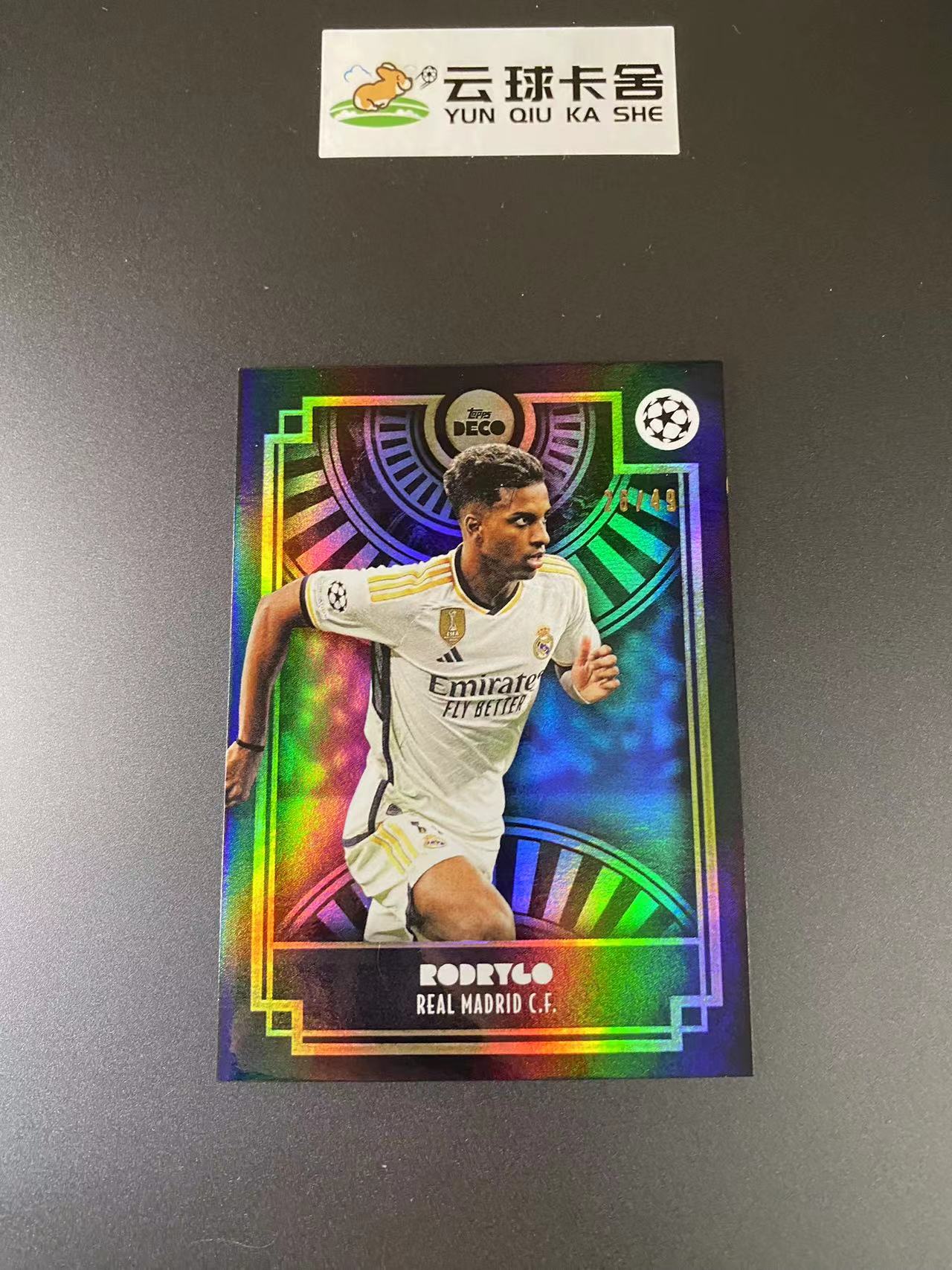 2024 Topps DECO Rodrygo 罗德里戈 49编 皇马【skkkkkk·云球代卖】CGE 卡淘