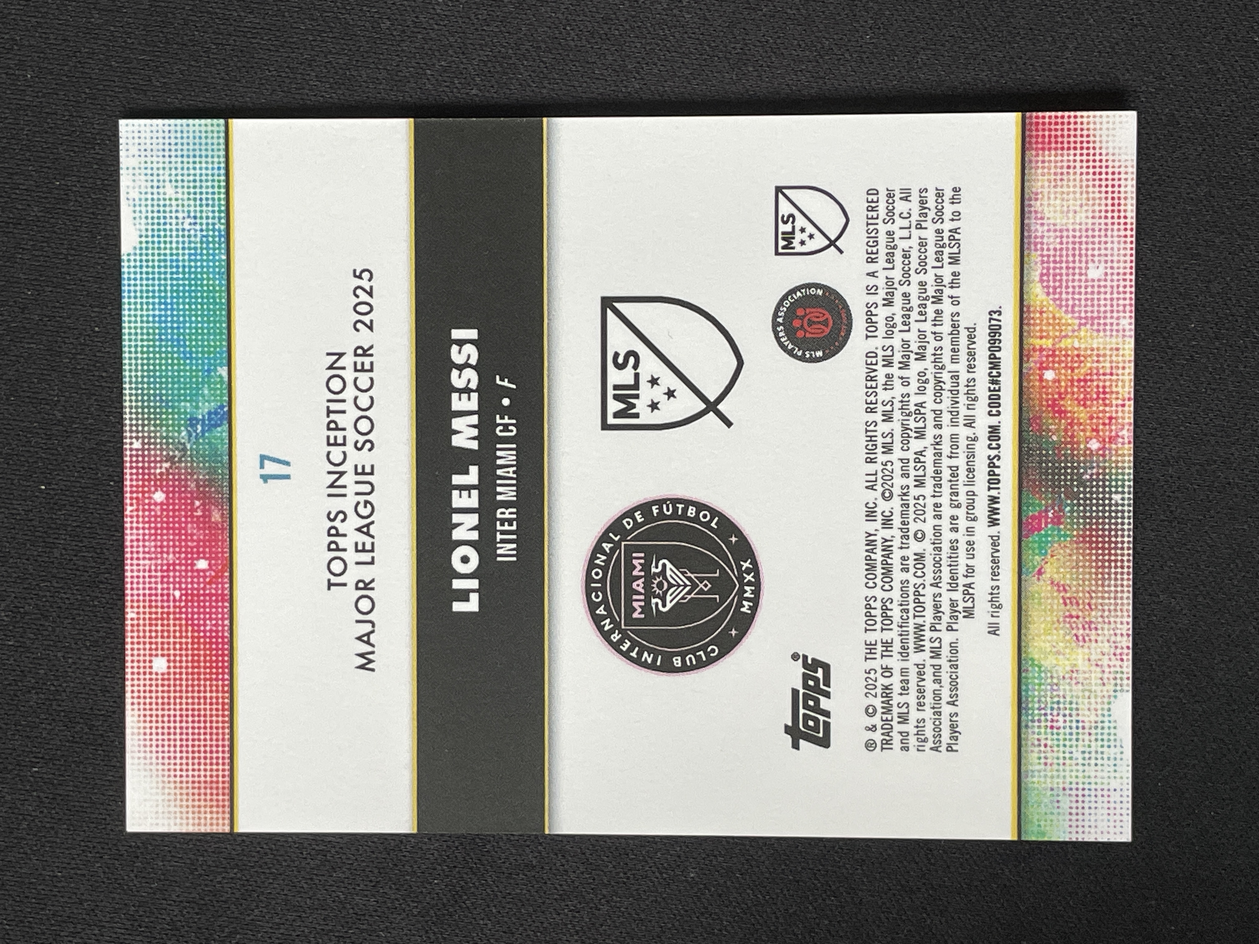 【南昌NOVA】2024-25 Topps Inception MLS Lionel Messi 美职联 盗梦空间 迈阿密国际 里奥 梅西 ...