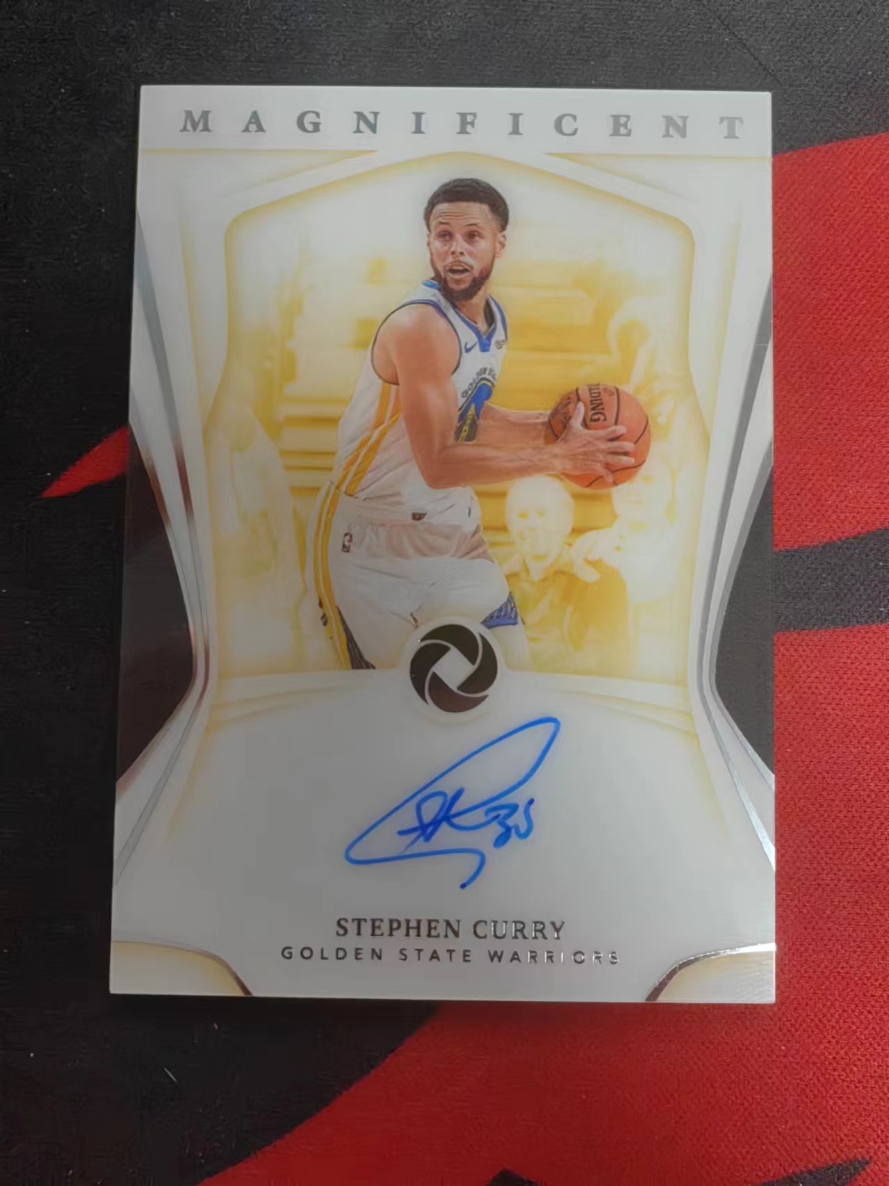 【老实人拍卖]2019-20 Panini Opulence Stephen Curry 金书系列 勇士队 斯蒂芬库里 签字 镜面卡签 49编 ...