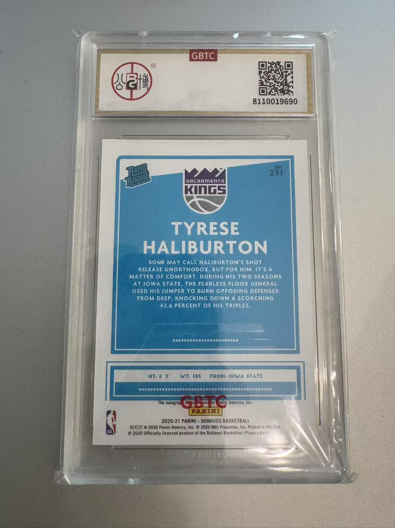 2020-21 Panini Optic Tyrese Haliburton RC 哈利伯顿 哈里伯顿 杜蕾斯 Op donruss 新秀 黄 ...