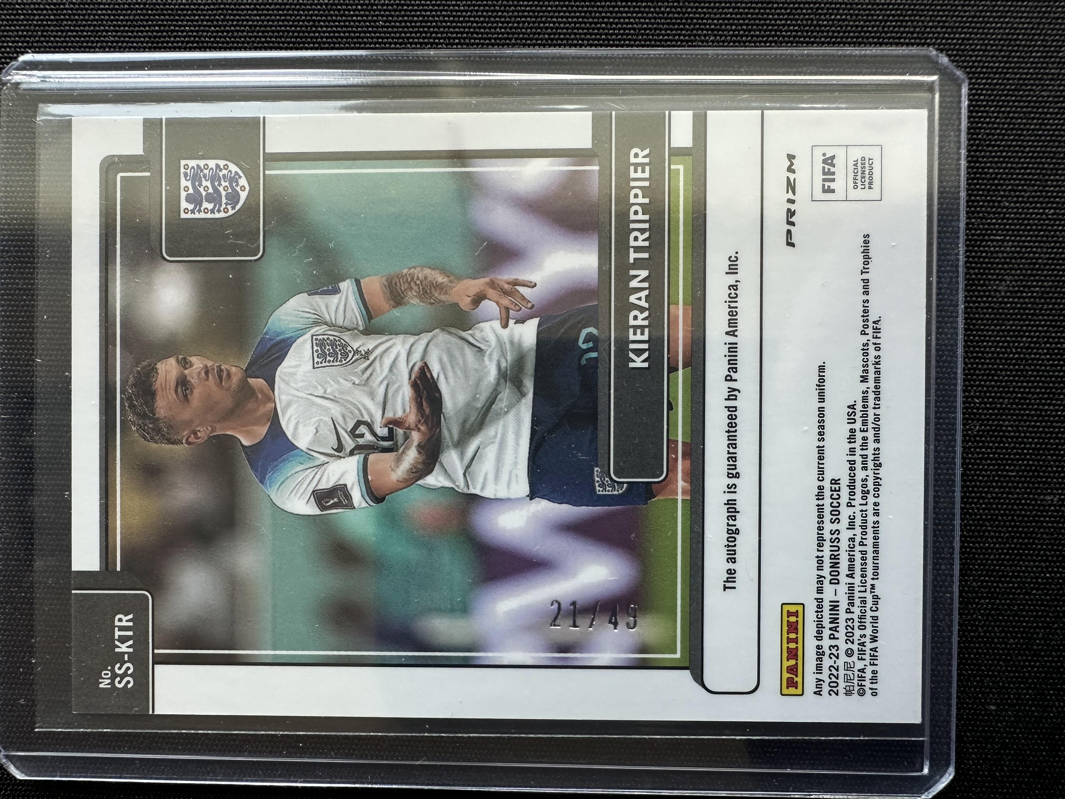 2022-23 Panini Donruss Kieran Trippier 【草莓代拍】杜蕾斯 FIFA 英格兰 纽卡斯尔联 特里皮尔 49 ...