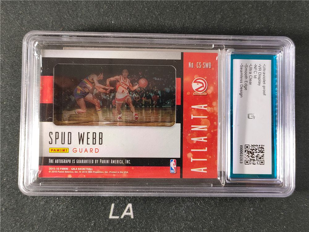 【LA拍卖】15-16 Panini Gala Spud Webb 斯伯特 韦伯 土豆韦伯 老鹰队 86年NBA扣篮大赛冠军 ...
