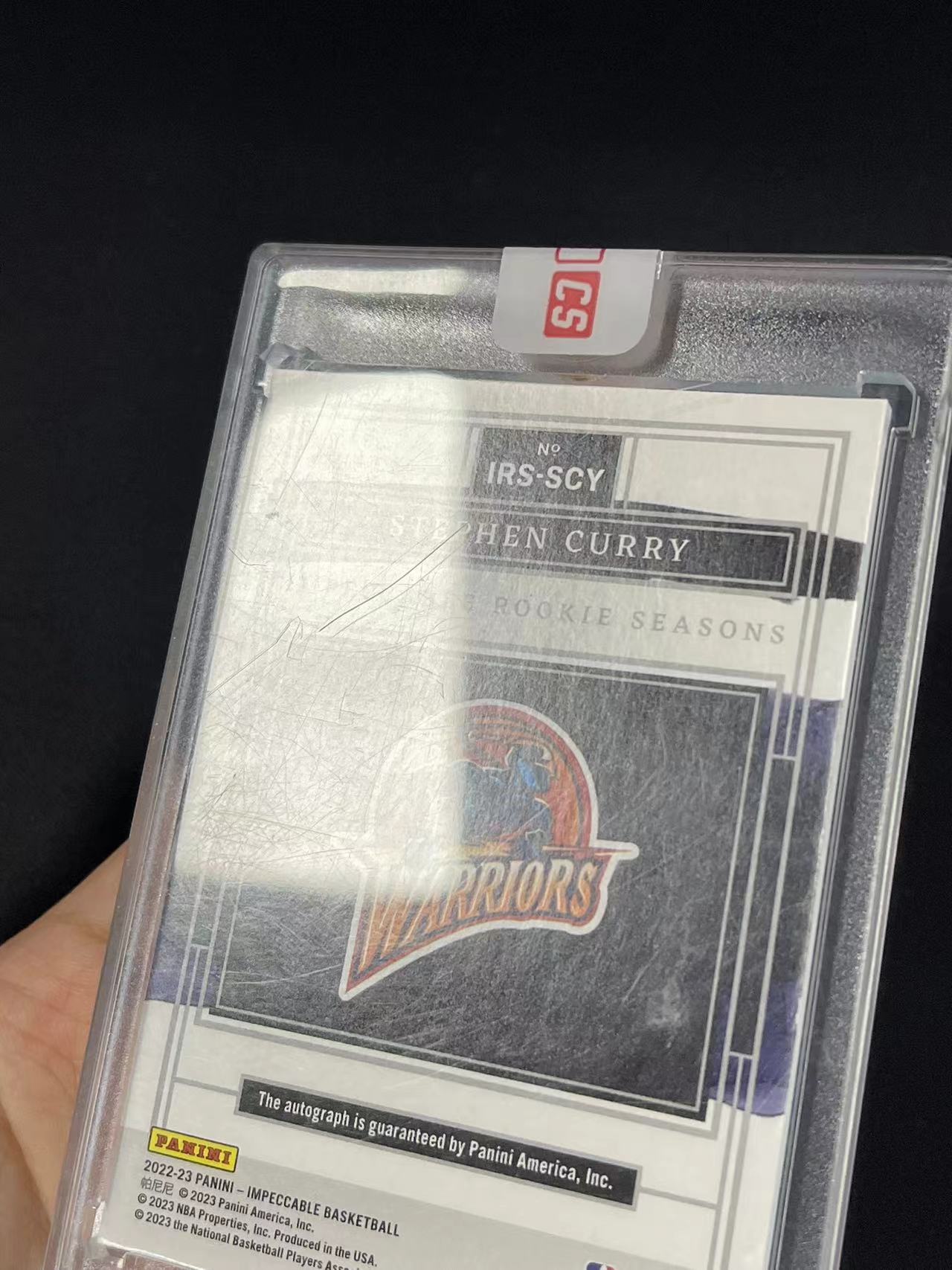2022-23 Panini Impeccable Stephen Curry 斯蒂芬 库里 勇士 小真金 数据 选秀年份 1/9编 首编 ...