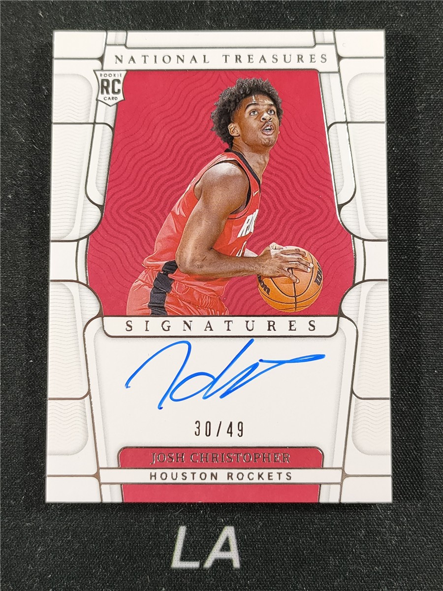 【LA拍卖】2021-22 Panini National Treasures Josh Christopher 国宝 新秀RC 约什 ...