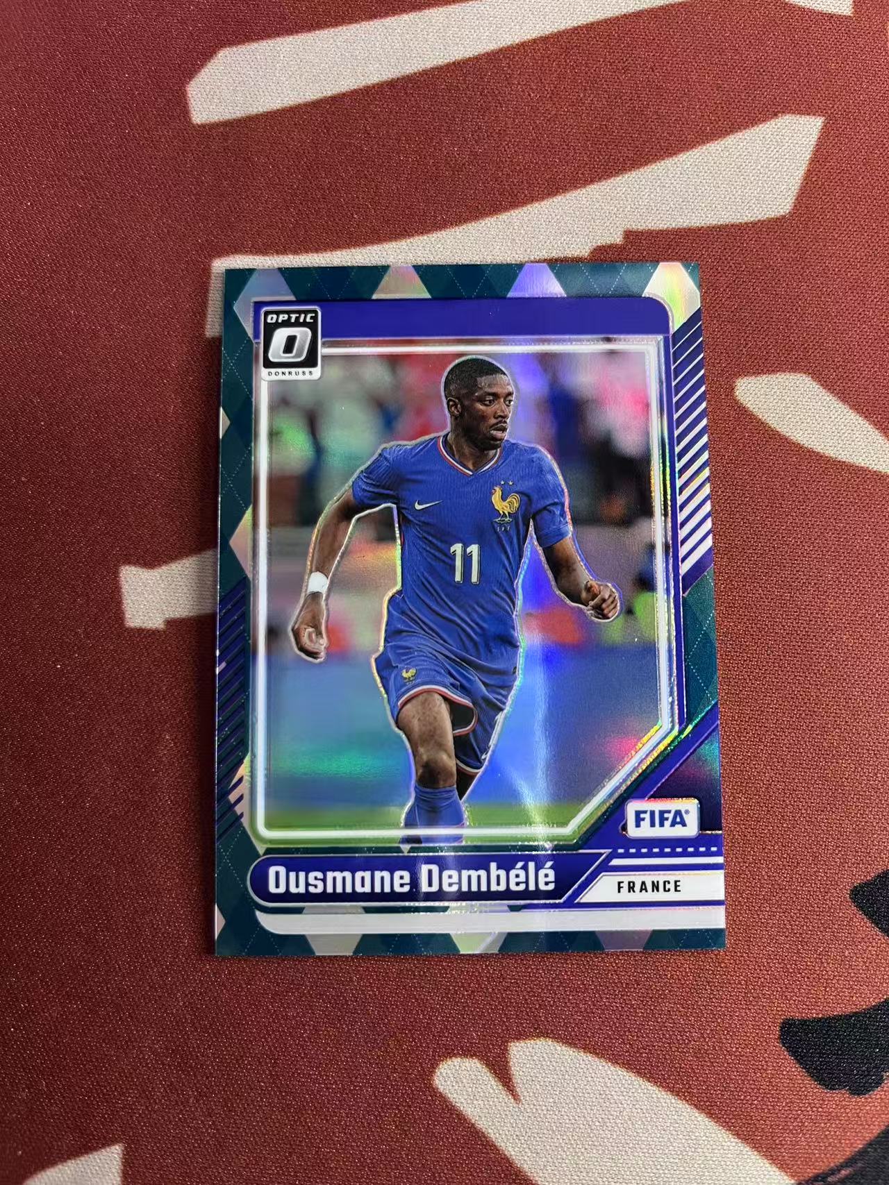 2024-25 Panini Donruss Ousmane Dembélé 【#彩虹哥】杜蕾斯 法国 巴黎圣日尔曼 奥斯曼 登贝莱 青棱镜折 ...