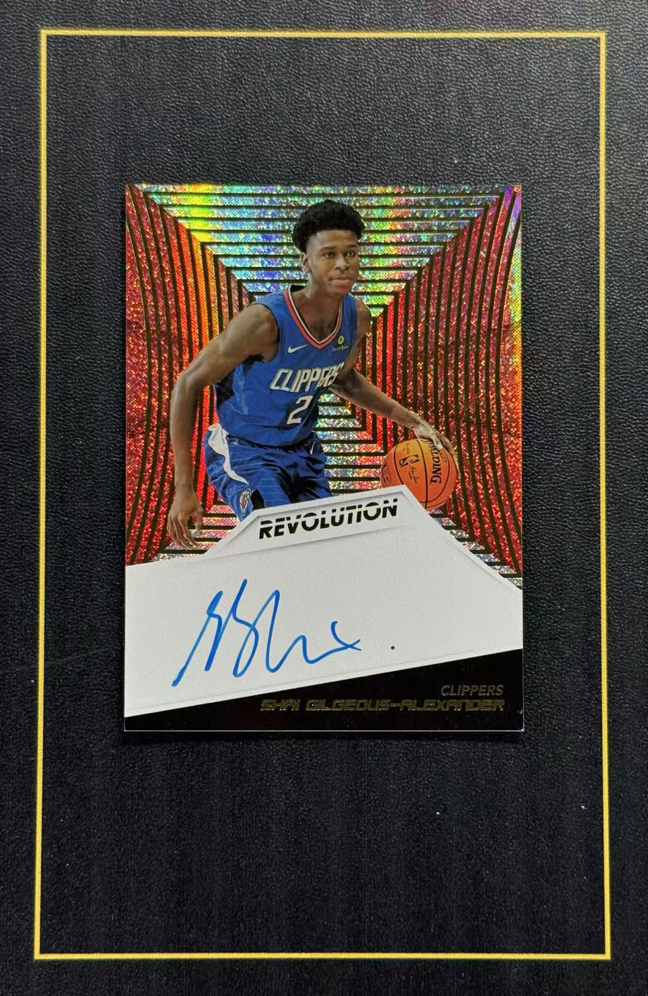 【超新星精品】2018-19 Panini Revolution Shai Gilgeous-Alexander RC 革命 新秀 快船 SGA 亚历山大 折射 签字 卡签 边角磕碰白边 ...