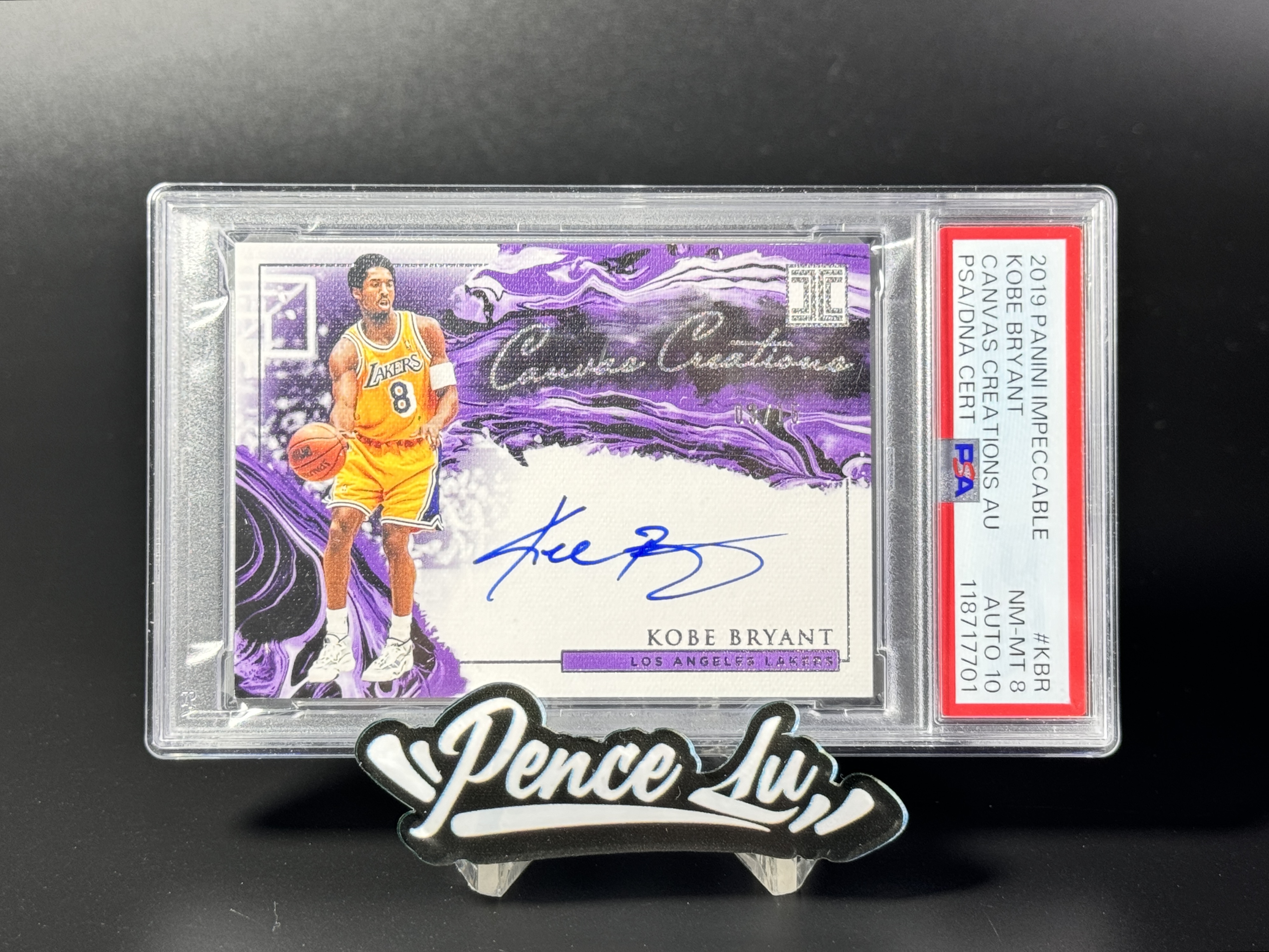 【喷子拍卖】2019-20 panini impeccable Kobe Bryant 小真金白银 洛杉矶湖人 科比 布莱恩特 签字 15编 ...