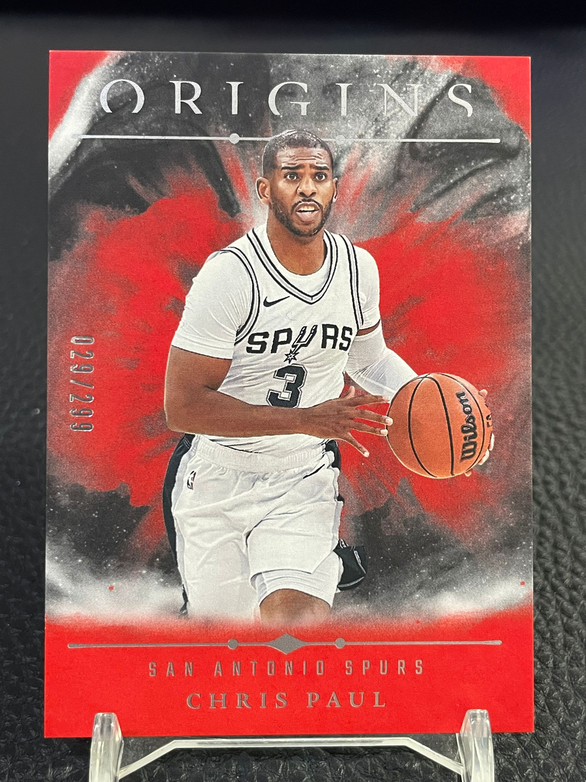 【浩行拍卖 截标预付82%】2024-25 panini origins chris paul 起源 马刺 克里斯 保罗 cp3 红平行 29/299编 专收必备 瑕疵看图「拾光123 ...