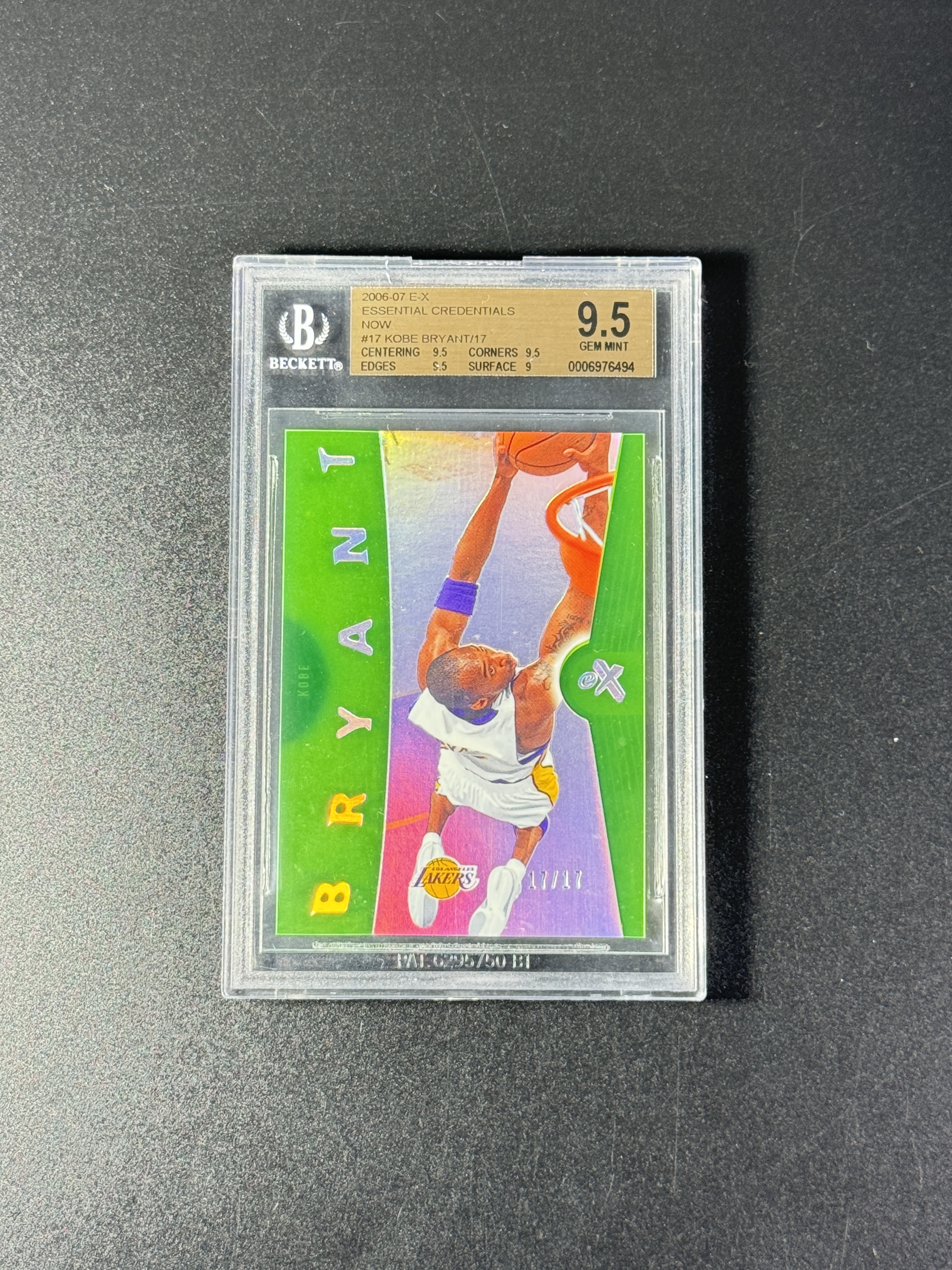 【喷子拍卖】2006-07 fleer EX Kobe Bryant 洛杉矶湖人 科比 布莱恩特 经典老特 正反编 essential ...