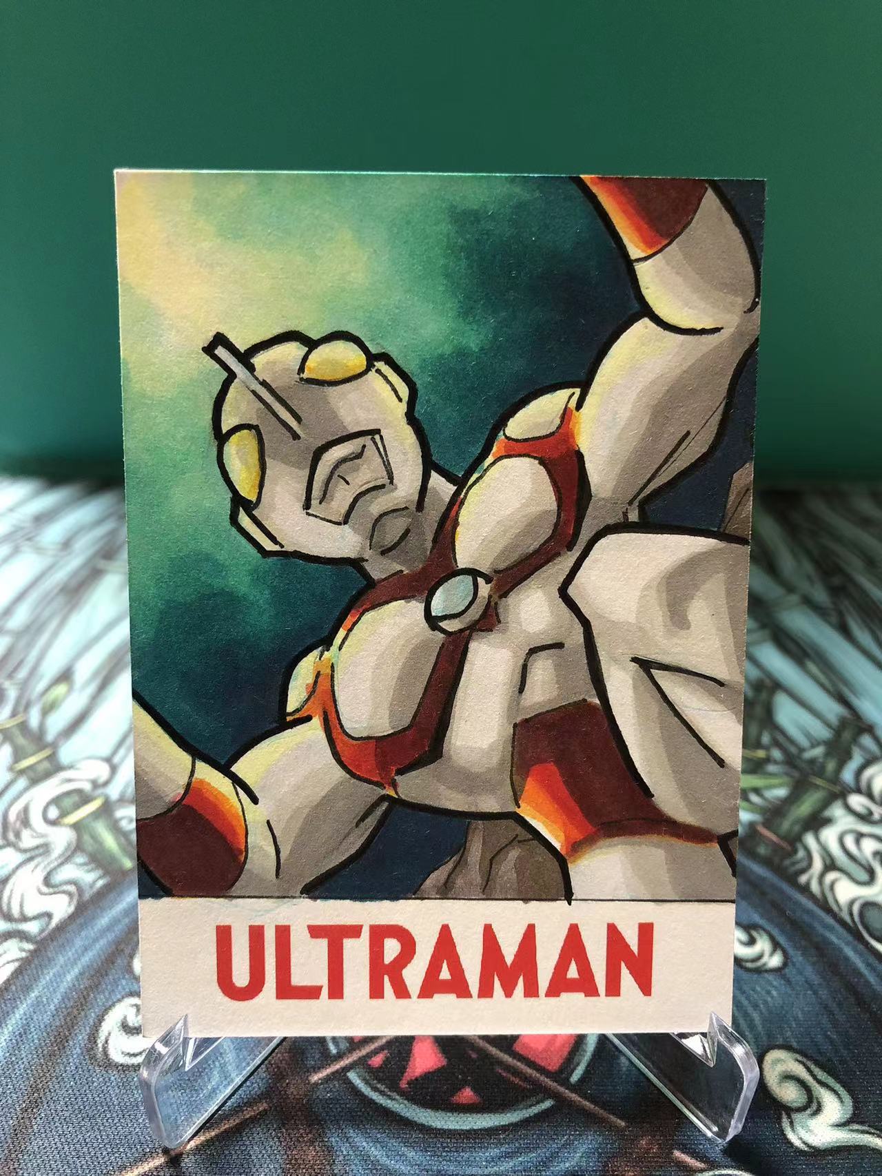 2023 Ultraman series 2 RRPARKS 赛文奥特曼 手绘 圆谷社授权正版奥特曼系列卡牌第二弹 1of1 手绘卡 画师 ...
