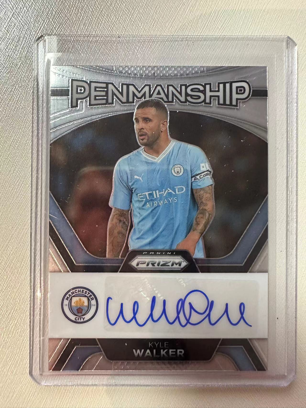 2023-24 Panini prizm Kyle Walker 凯尔-沃克 曼城 书法签 卡淘
